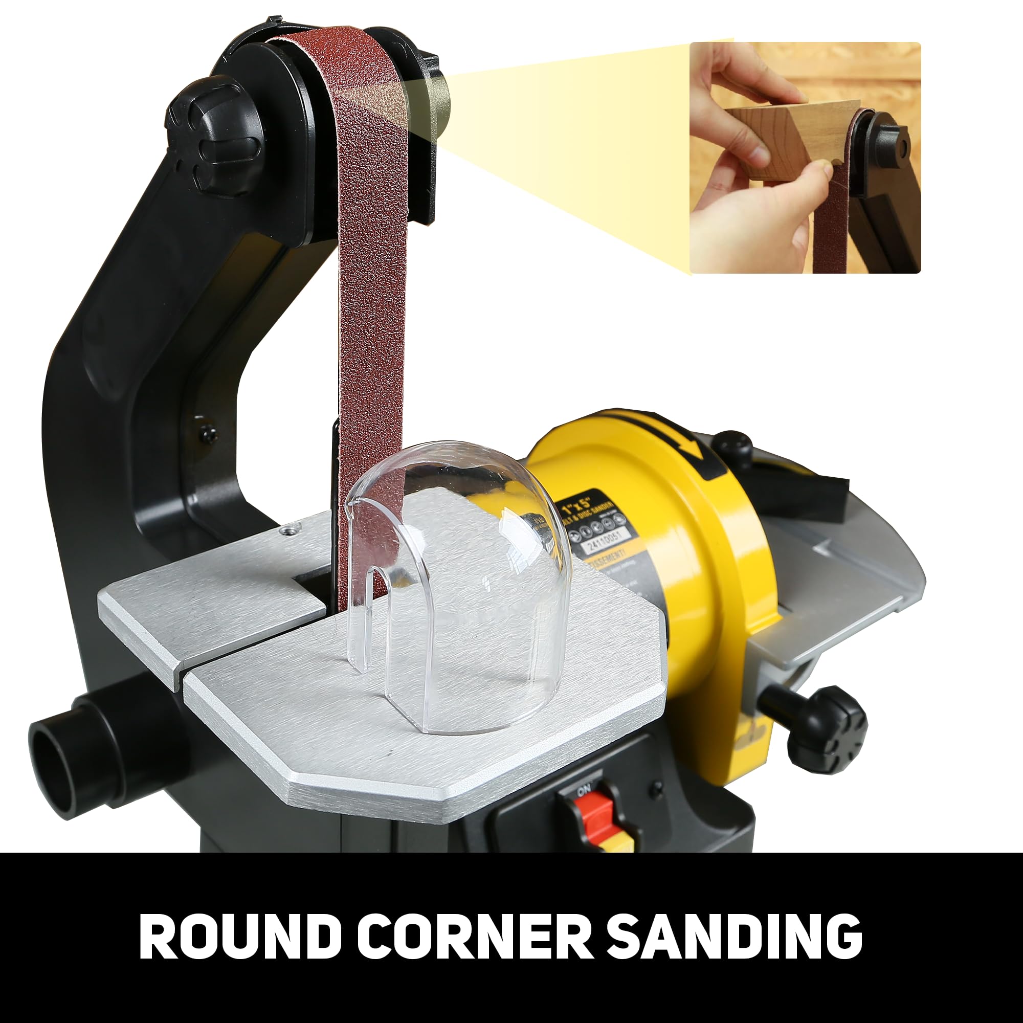 Snapklik.com : Belt Sander, 1 In X 30 In Belt Sander And 5 In Disc ...
