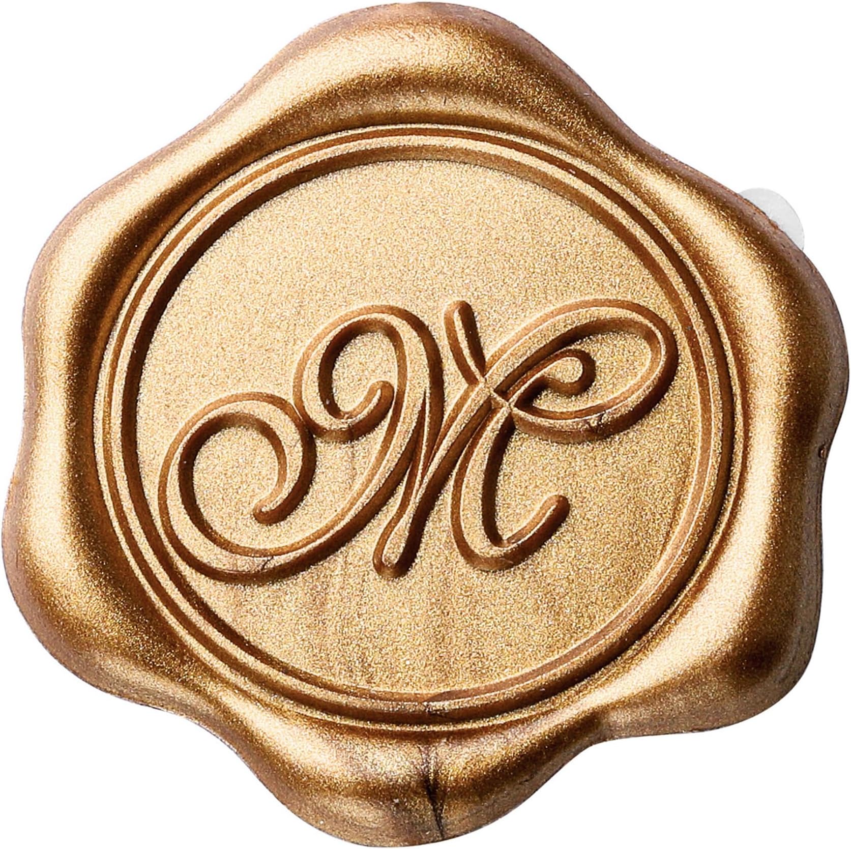 Amazon.com: Yoption Initial Alphabet M Adhesive Wax Seal Stickers, 50 ...