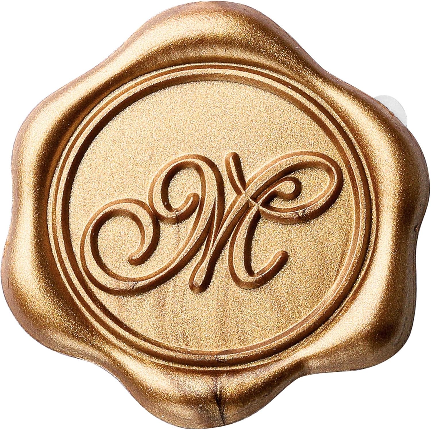 Amazon.com: Yoption Initial Alphabet M Adhesive Wax Seal Stickers, 50 ...