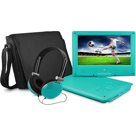 Amazon.com: Ematic Portable DVD Player with 9-inch LDC Swivel Screen ...