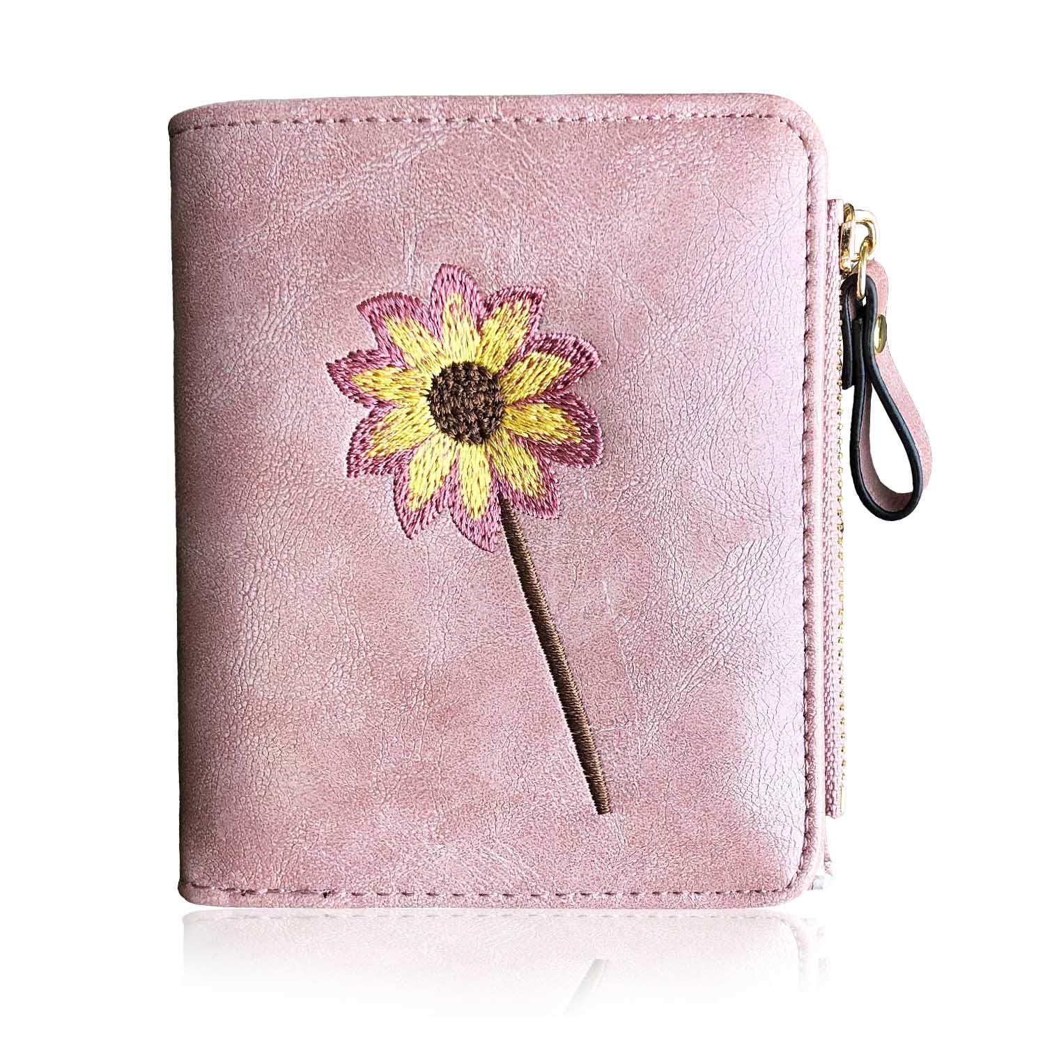 Amazon.com: AOXONEL Girls Wallet Small Bifold Womens Wallets Rfid ...