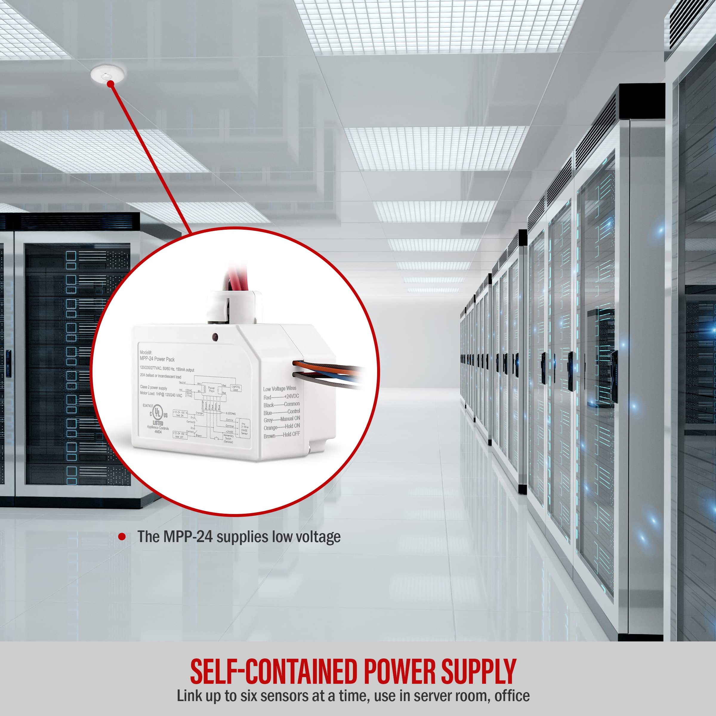 Snapklik.com : ENERLITES Ceiling Sensor Low Voltage Power Pack For Low ...