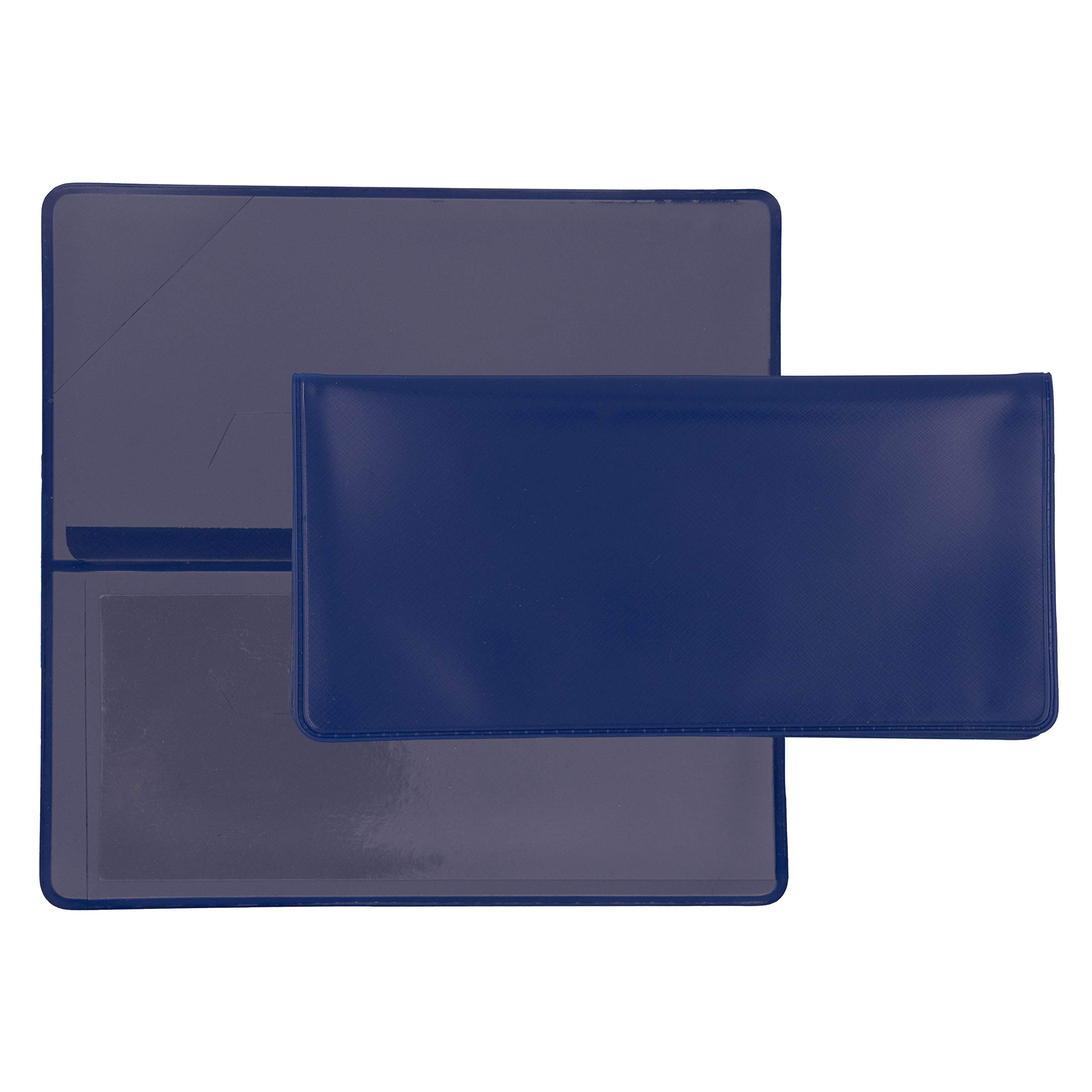 Amazon.com: Blue Vinyl Side Tear Checkbook Cover, Side Tear Personal ...