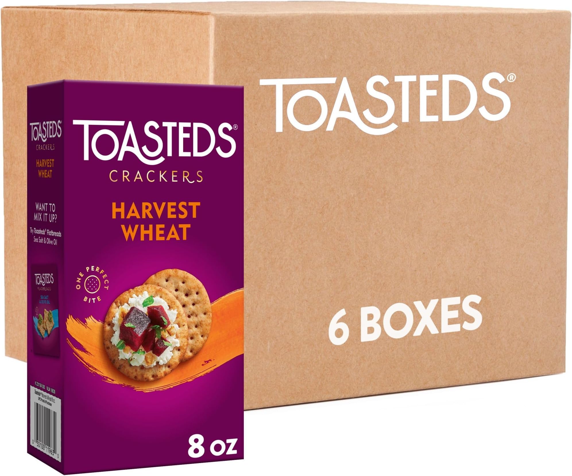 Amazon.com : Toasteds Crackers, Party Snacks, Lunch Snacks, Harvest ...