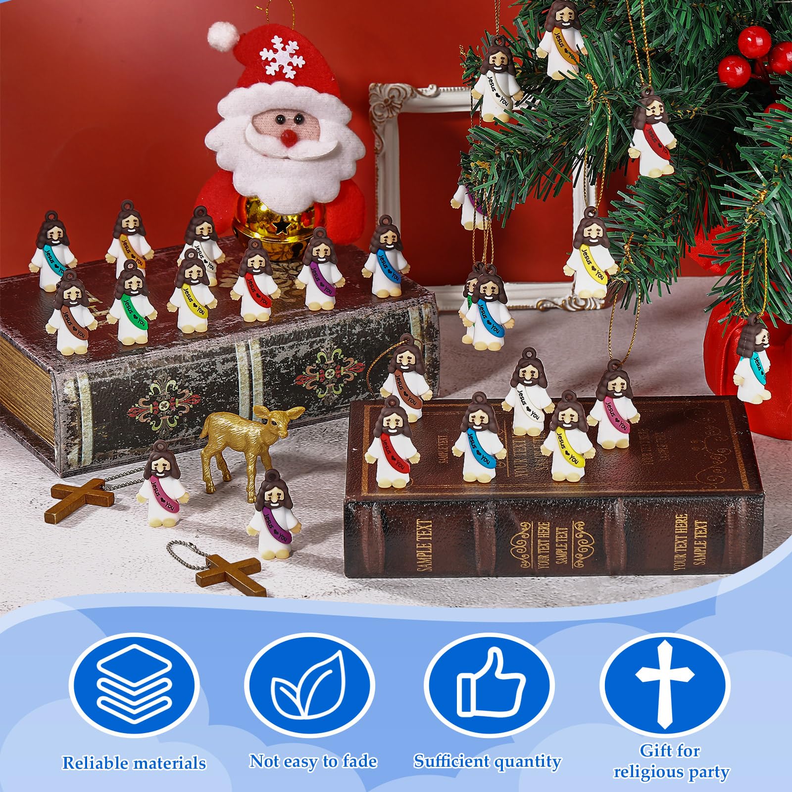 Snapklik.com : 25 Pcs Mini Jesus Love You Tiny Jesus DIY Fillable Balls ...