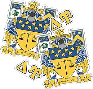 Amazon.com: Desert Cactus Delta Upsilon Stickers Stickers Letter 2-Pack ...