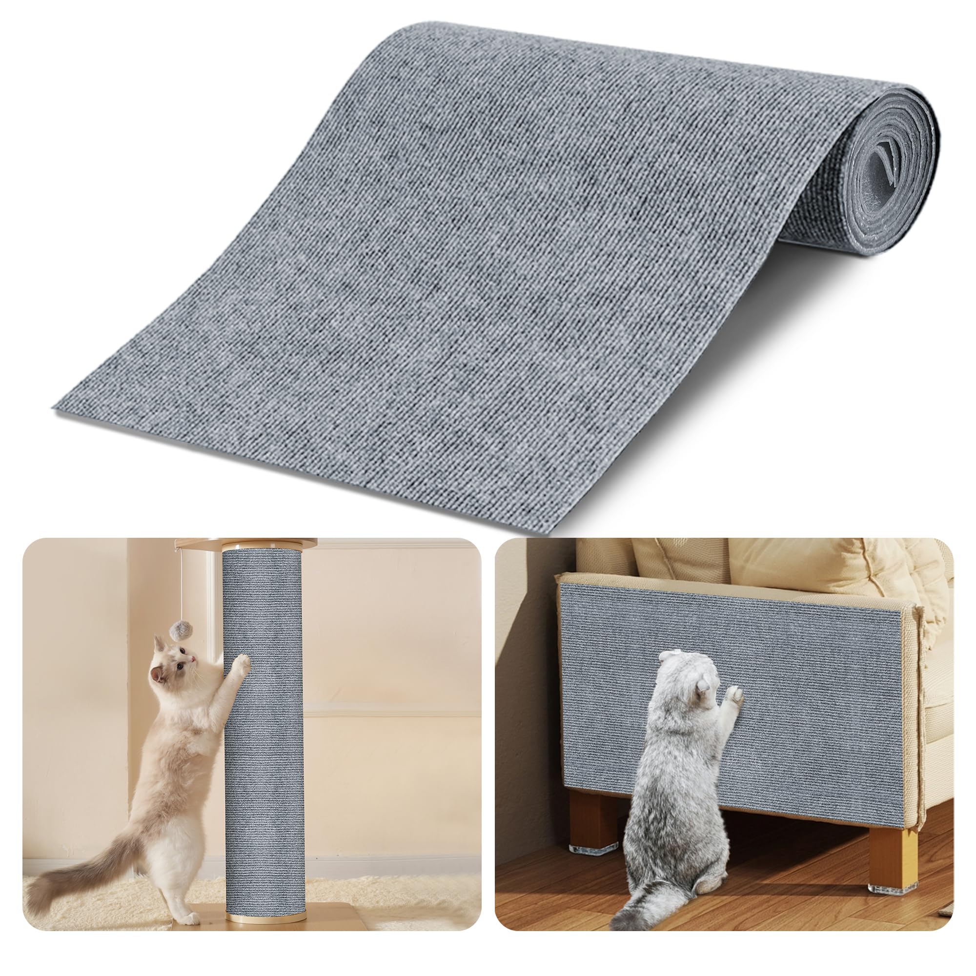 Amazon.com : Cat Scratch Padss for Indoor Cats 2Pack,39.3"x15.7" Cat ...