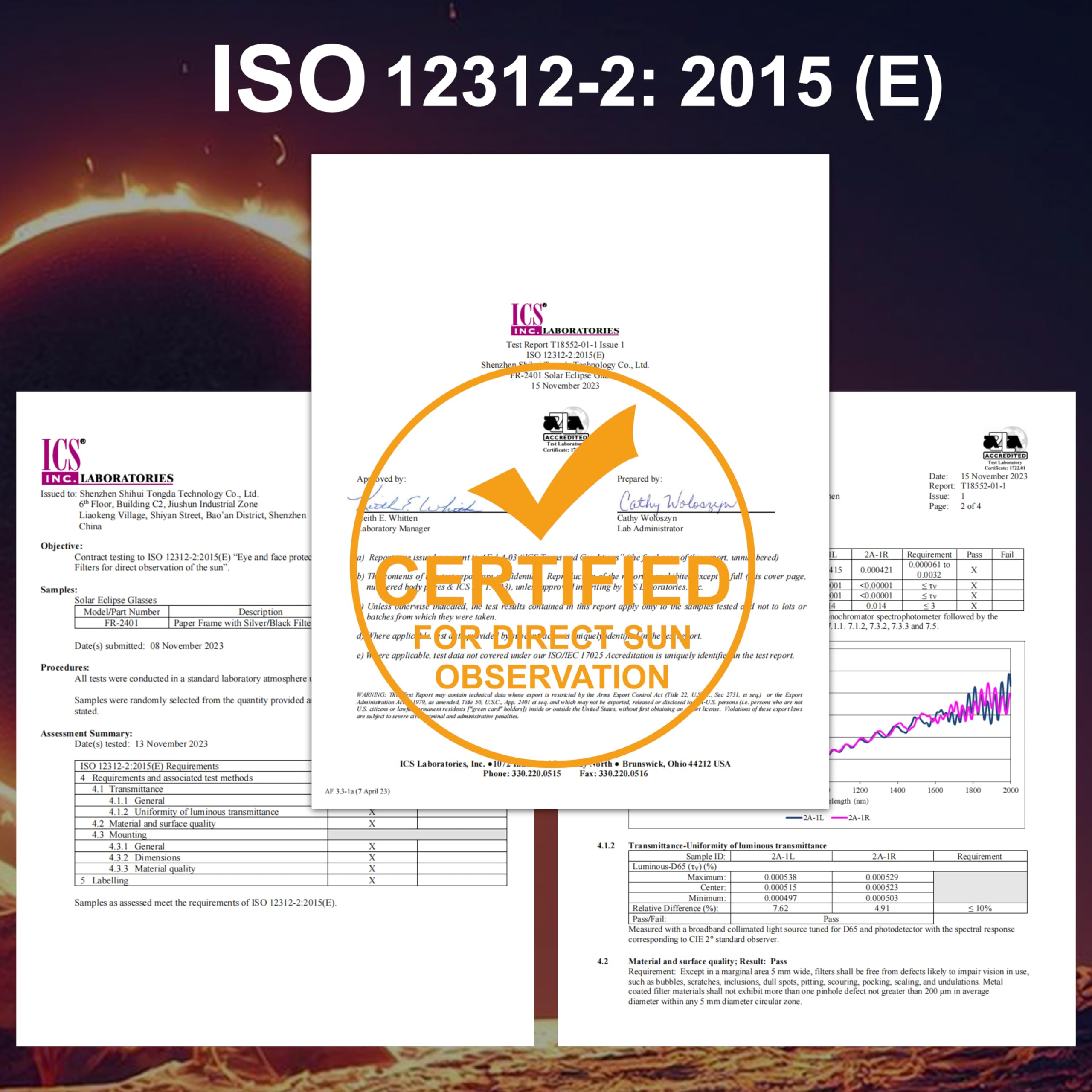 Snapklik.com : Biniki Solar Eclipse Glasses AAS Approved 2024 - ISO ...