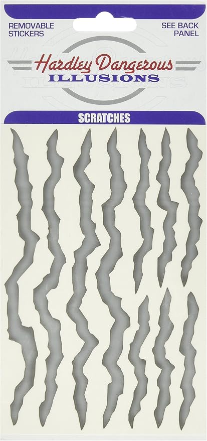Amazon.com: Hardley Dangerous Illusions 10 Fake Car Scratches Illusion ...