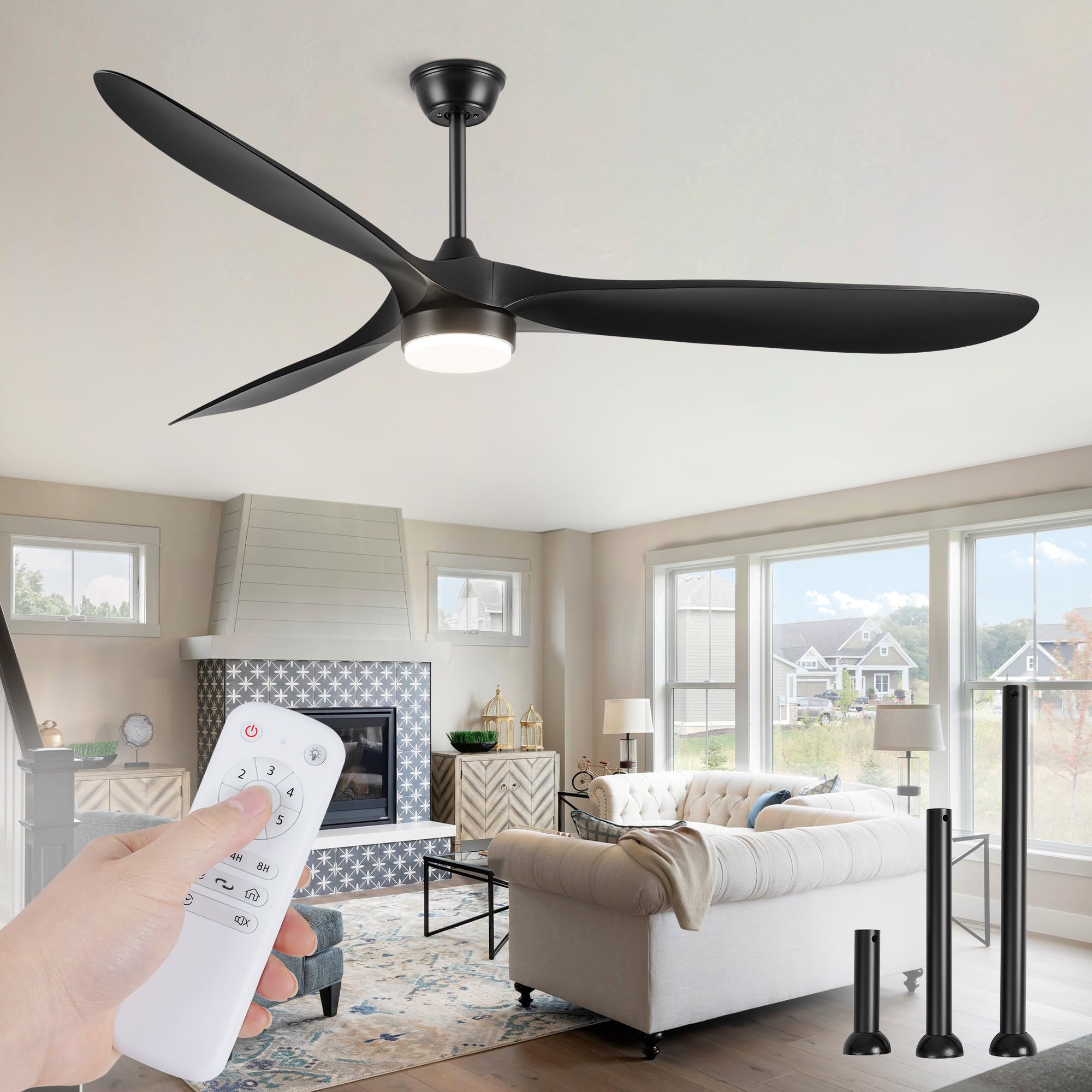 Snapklik.com : Fanbulous 70 Inch Propeller Ceiling Fan