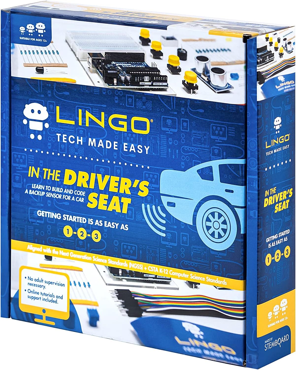 Amazon.com: LINGO STEM Coding Kit - Build & Code Your Own Backup Sensor ...