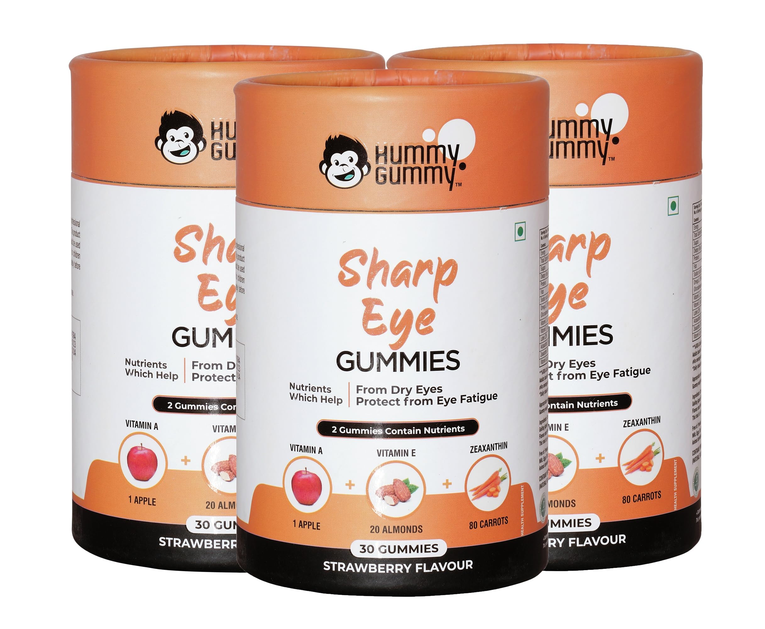 Buy Hummy Gummy Eye Gummies for Kids & Adults Eye Supplements with ...