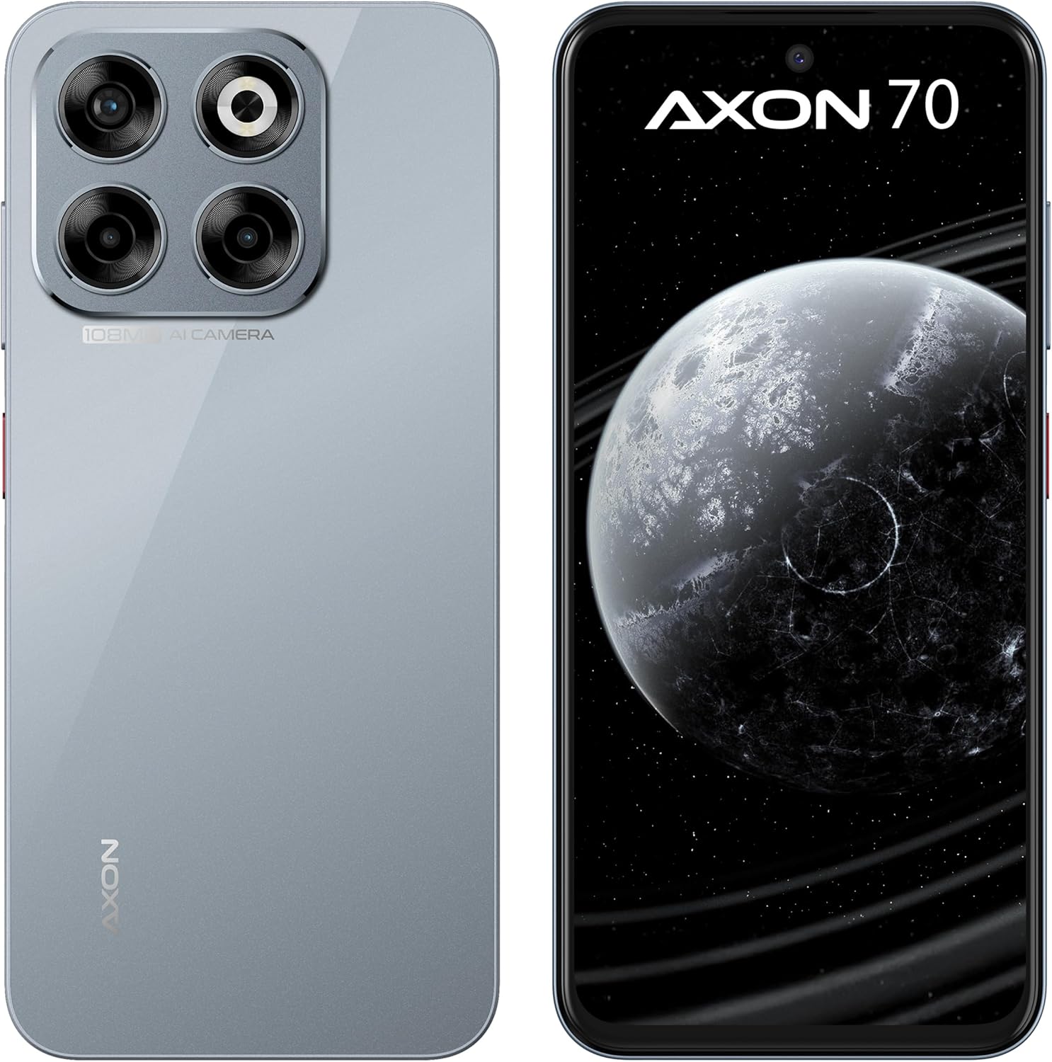 Celular ZTE Axon 70, 6.7” 120Hz, Cámara 108MP y 256GB+16GB RAM (6GB ...