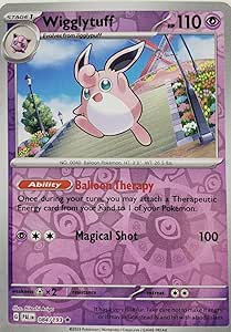 Amazon.com: Pokemon – Wigglytuff 084/193 – Paldea Evolved - Reverse Foil – Single Card : Toys ...