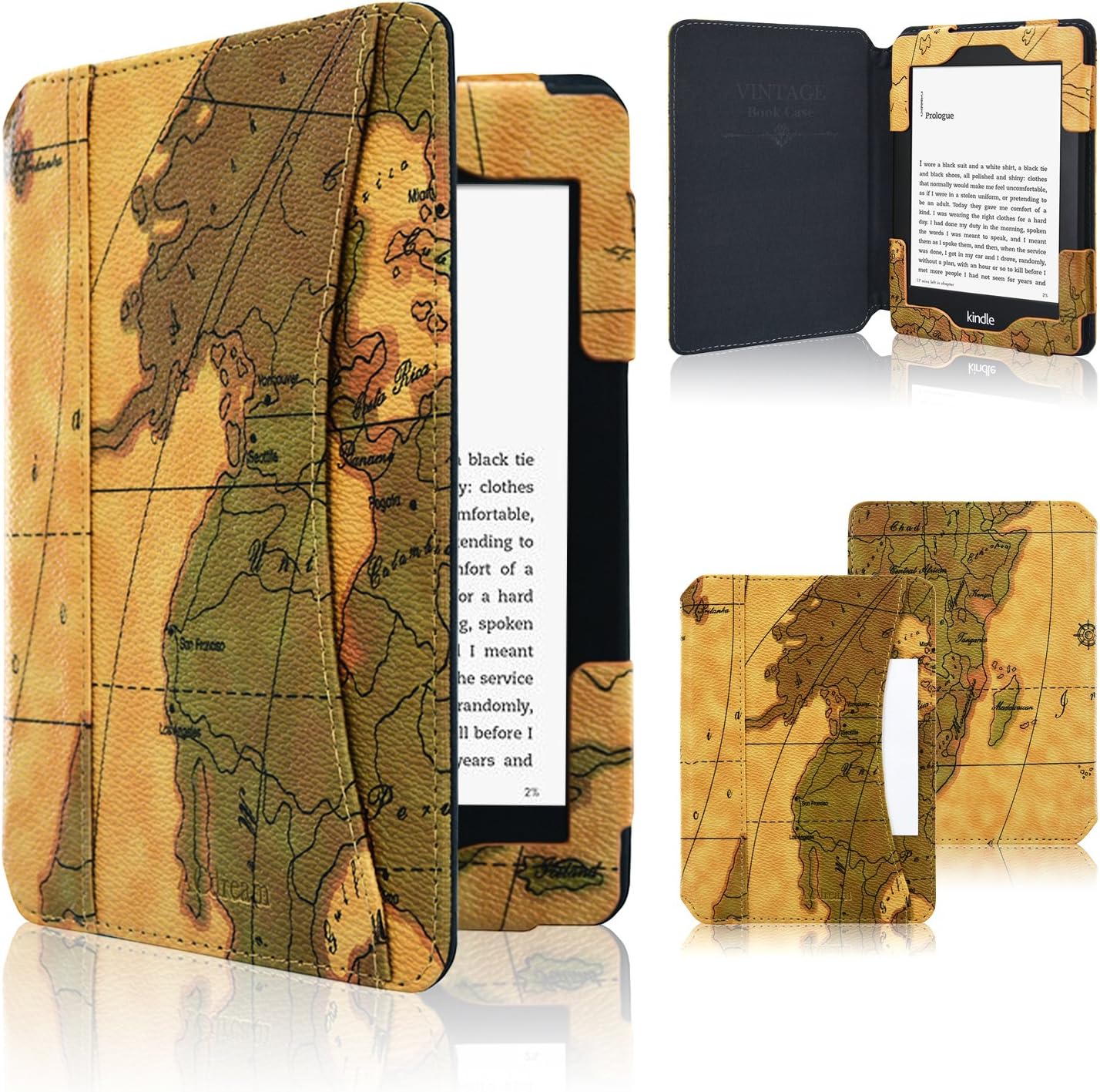 Amazon.com: ACdream Kindle Paperwhite Case, Leather Cover fits all ...