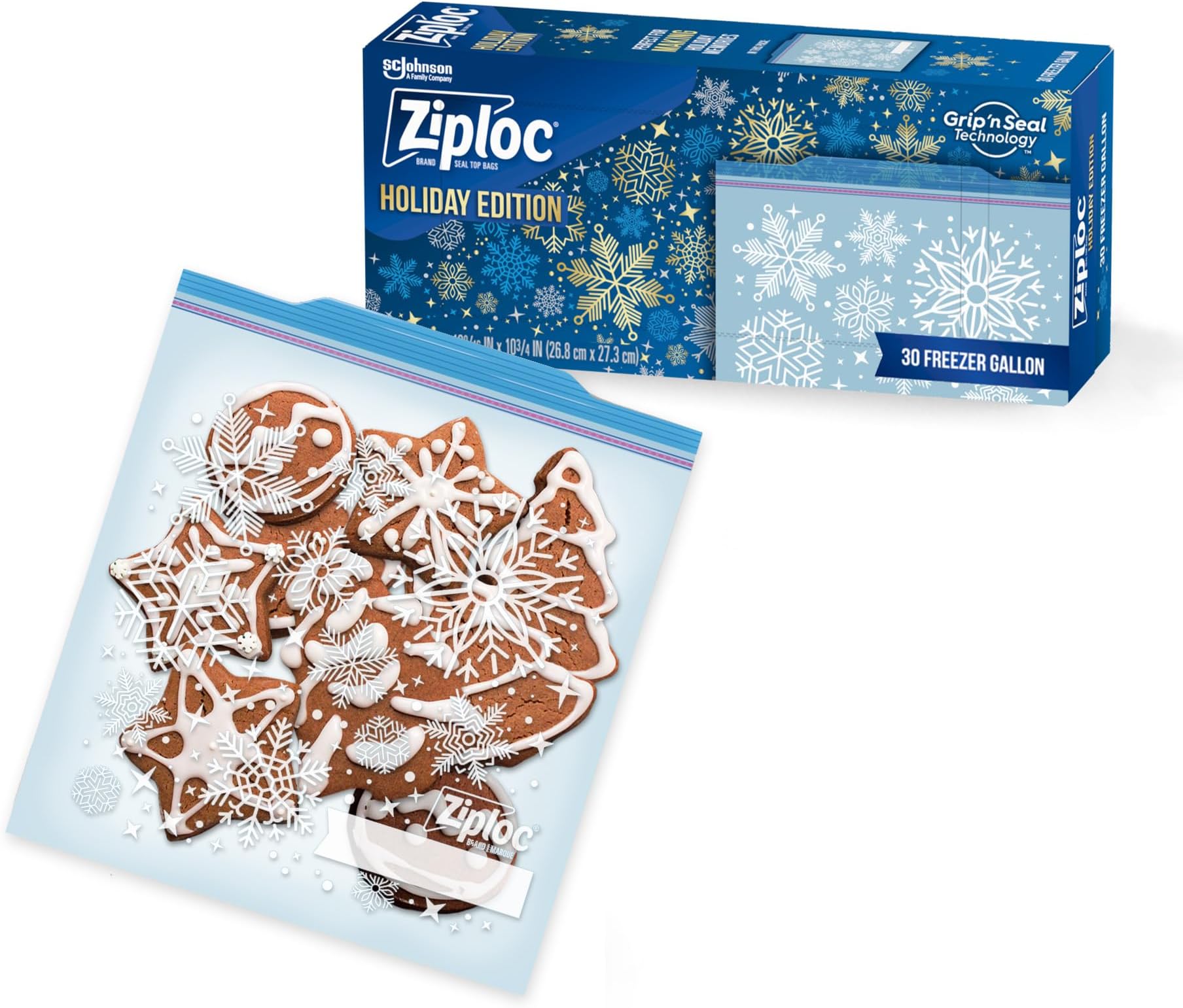 Amazon.com: Ziploc Half Gallon Marinade Food Storage Bags for Meal Prep ...