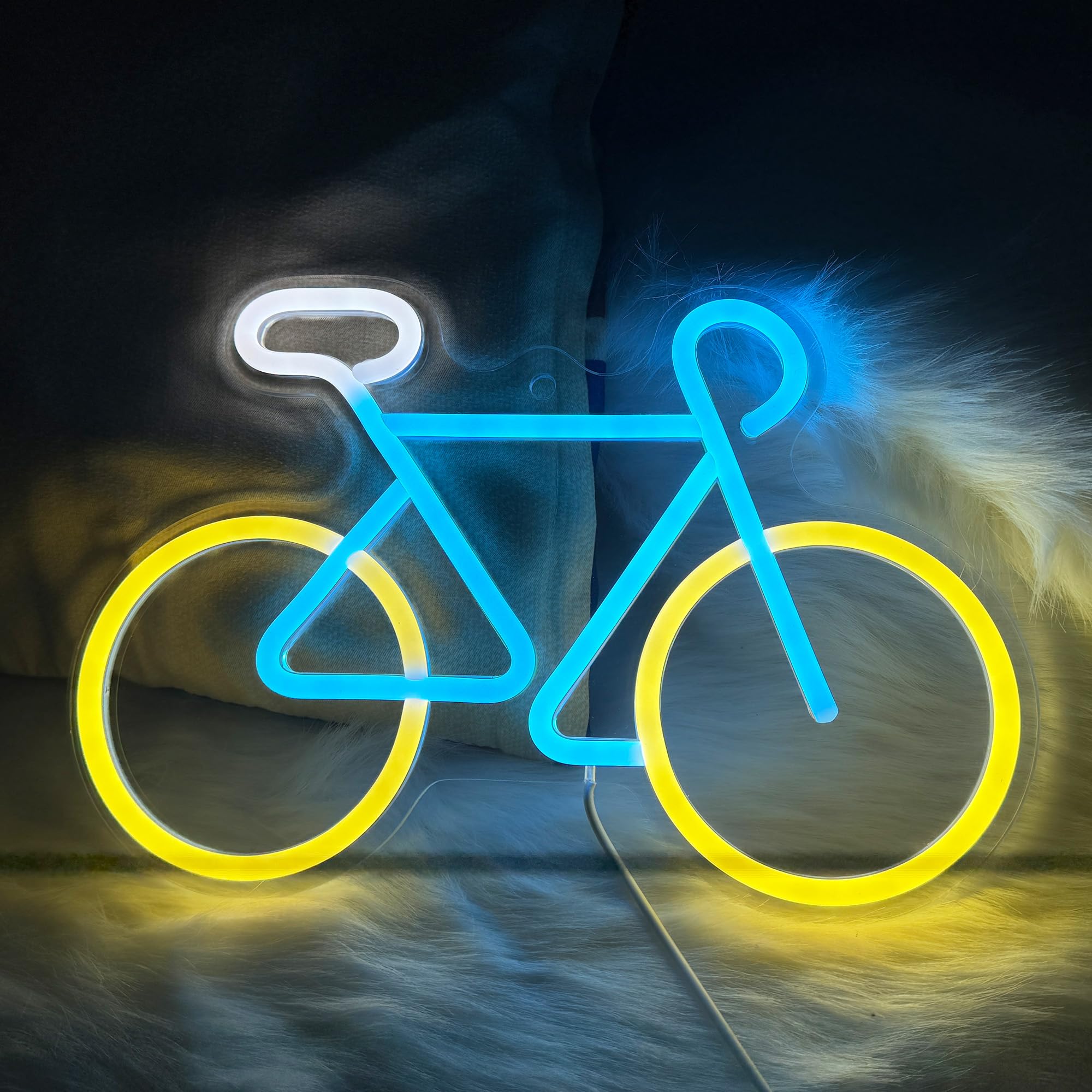Bike Neon Signs for Wall Decor, Bicyle Neon Lights for Bedroom, Neon ...