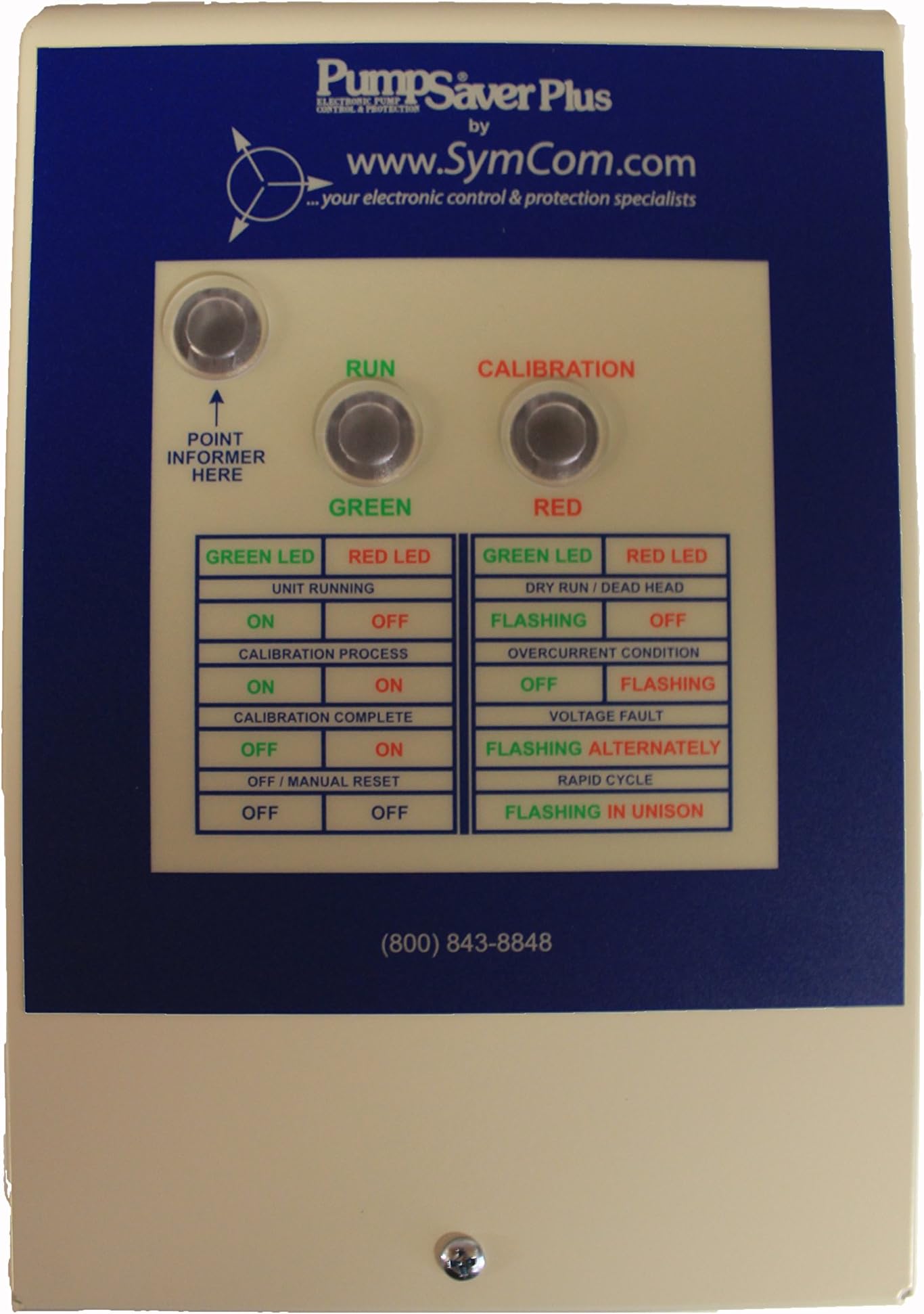 PumpSaver Plus 233P-1.5-ENCL SymCom Low Yield Water Well Pump ...