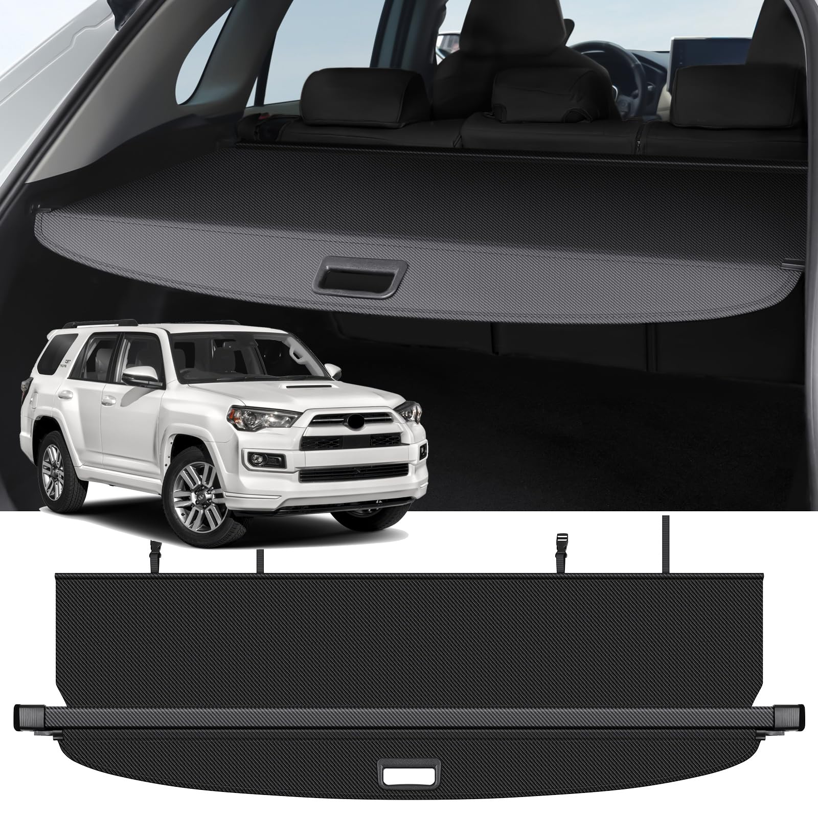 2025 4runner 2025 Toyota - Carbon Fiber Texture Retractable Trunk ...