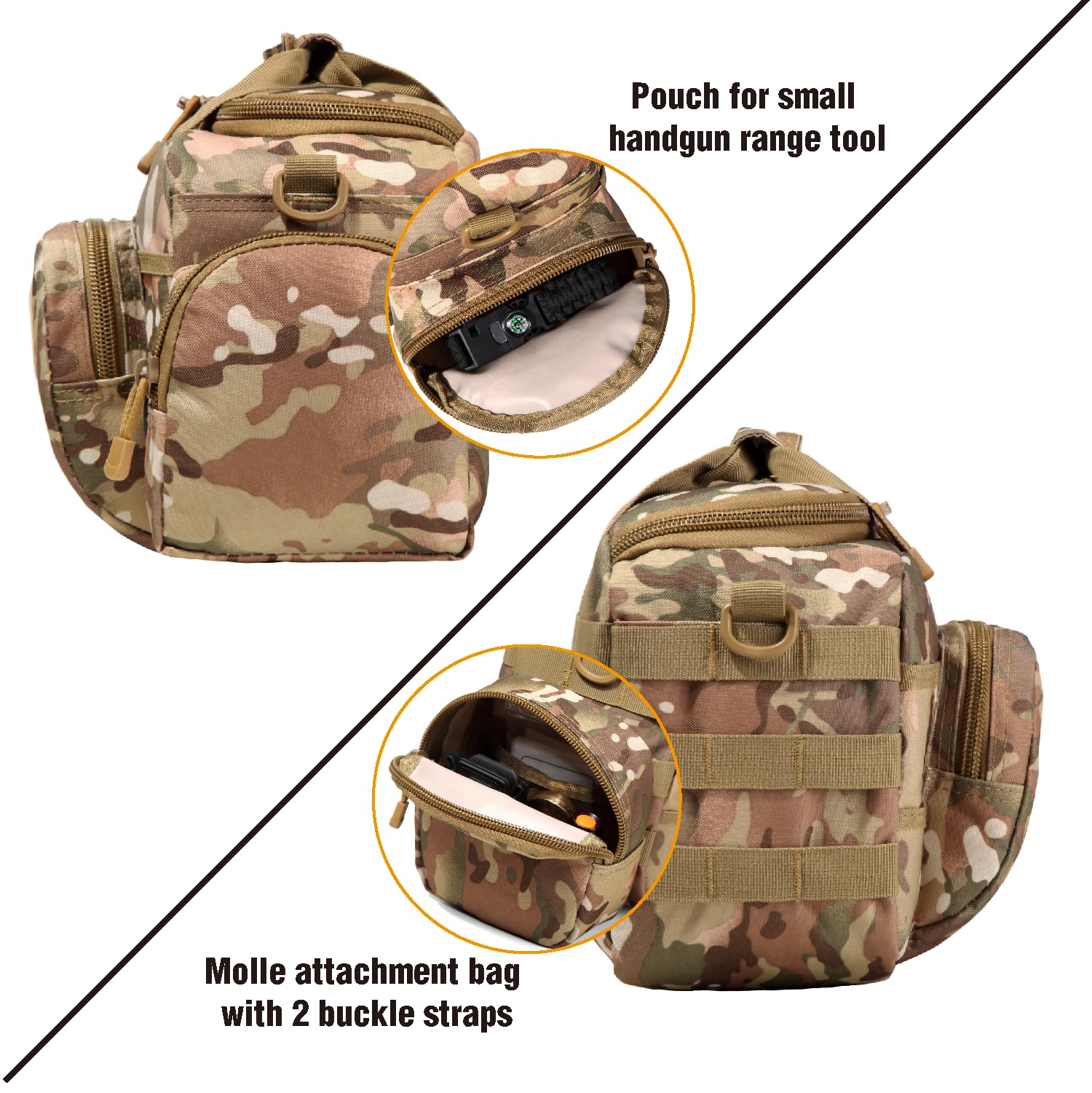 Snapklik.com : DBTAC Gun Range Bag Small Tactical 2x Pistol Shooting ...