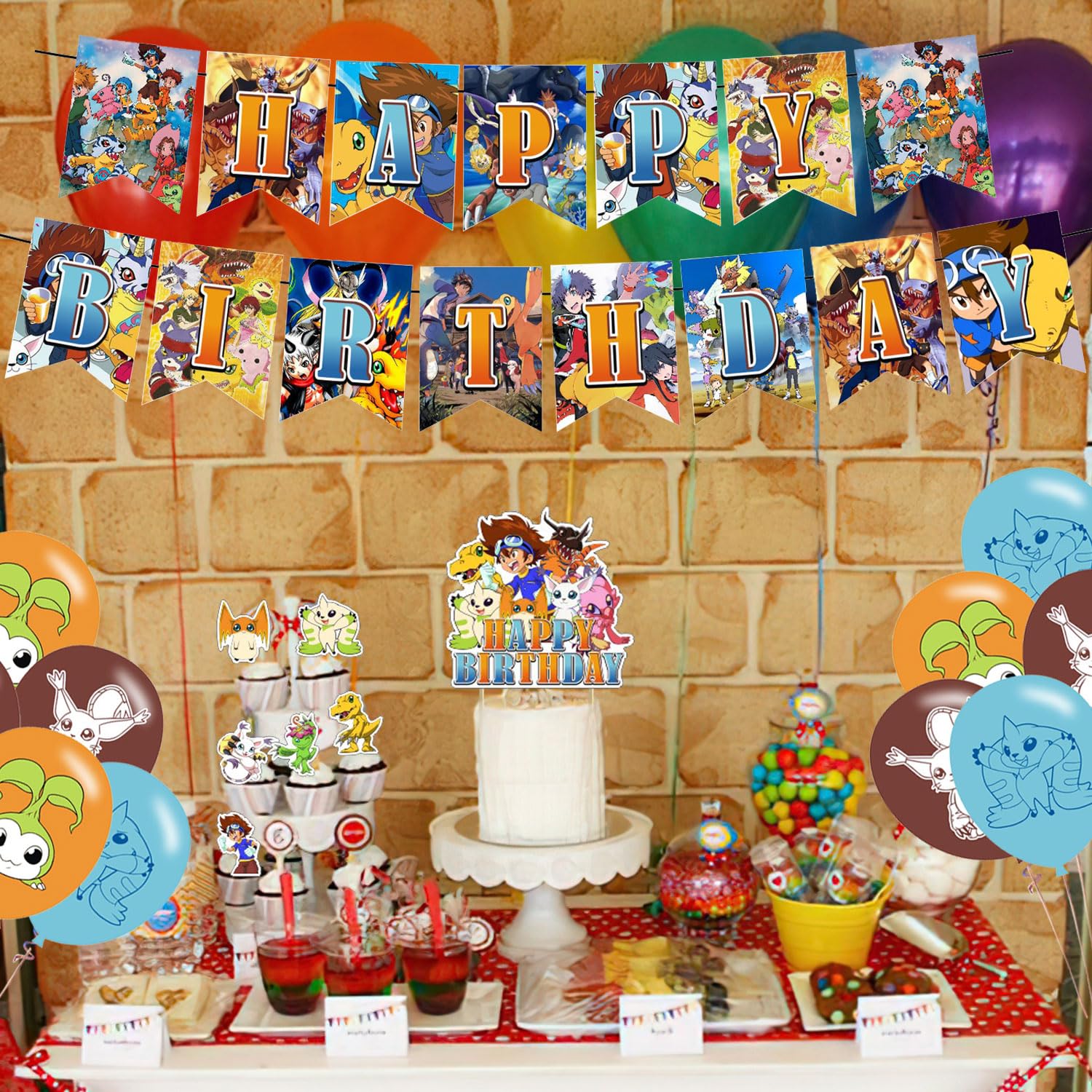 Digimon Party Decorations