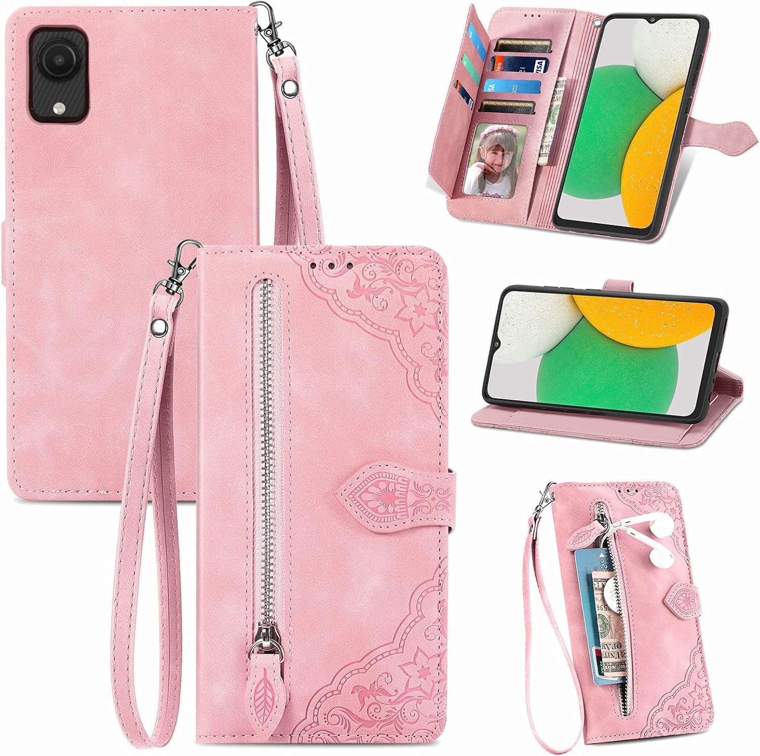 Amazon.com: Furiet Compatible with Samsung Galaxy A03 Core Wallet Case ...