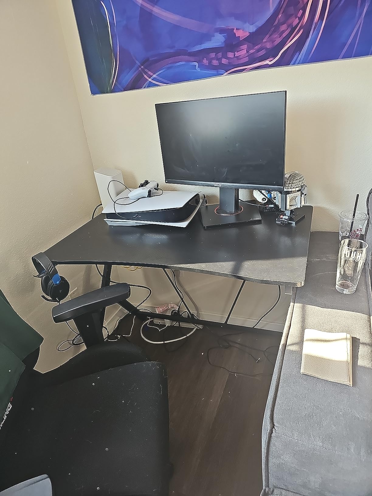 $16/mo - Finance MOTPK Gaming Desk 31 inch, Small Gaming Desk for Kids ...