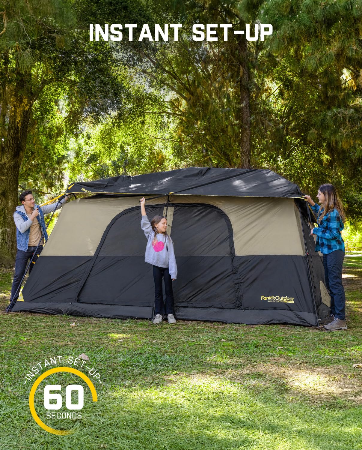 Snapklik.com : FanttikOutdoor Zeta C10 Pro Max Instant Cabin Tent 10 ...