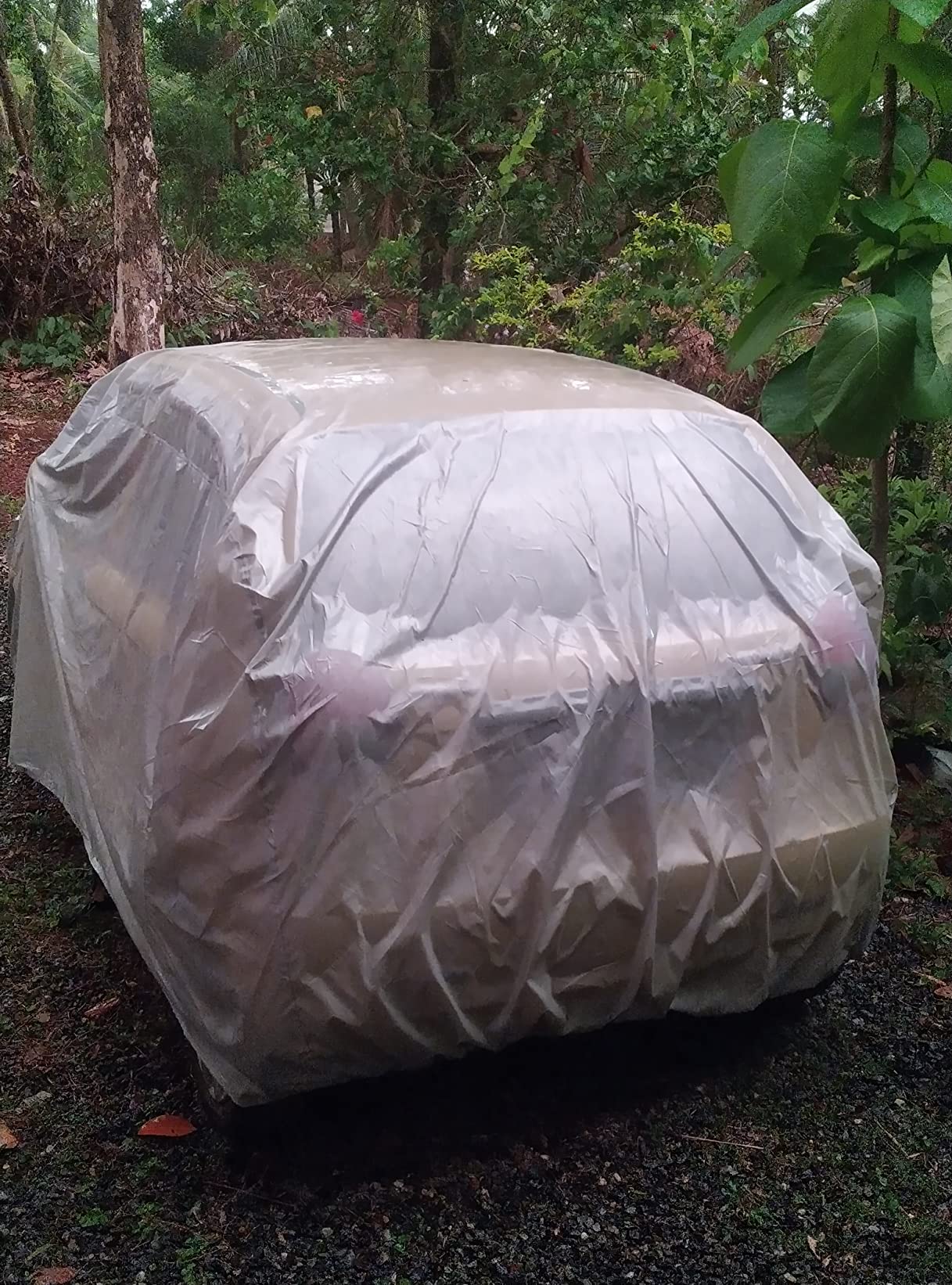 Mocomo Silver Matty G2 Car Body Cover for Chevrolet Spark : Amazon.in ...