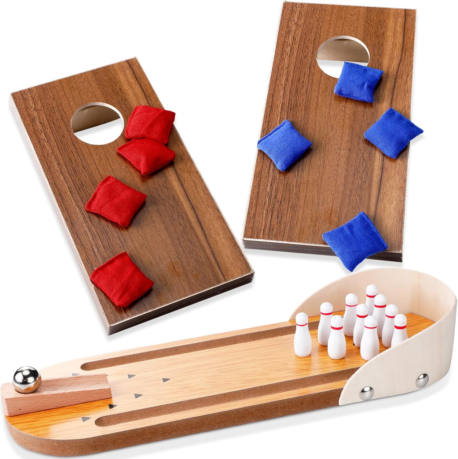 Amazon.com : Jexine 3 Pcs Table Game Set Include 1 Tabletop Mini ...