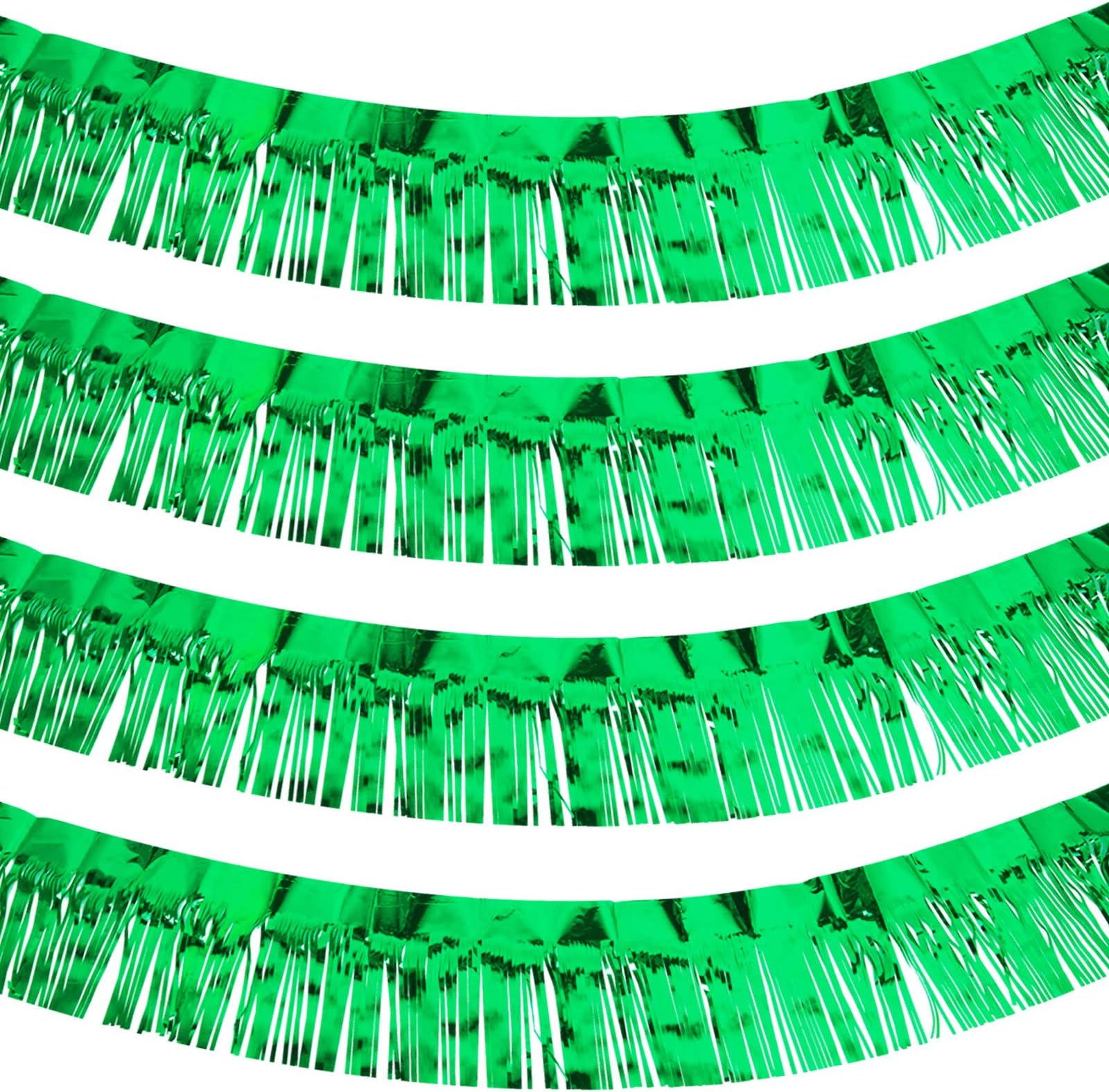 Amazon.com: KADUOS 3 Packs 10 Feet Foil Fringe Garland Gold Streamers ...