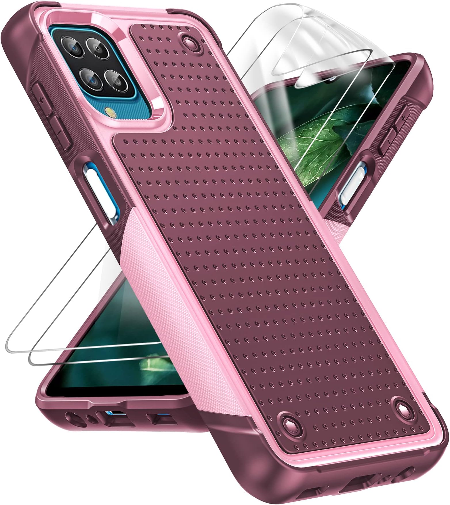 Amazon.com: LeYi for Samsung Galaxy A12 Phone Case, Samsung A12 Phone ...