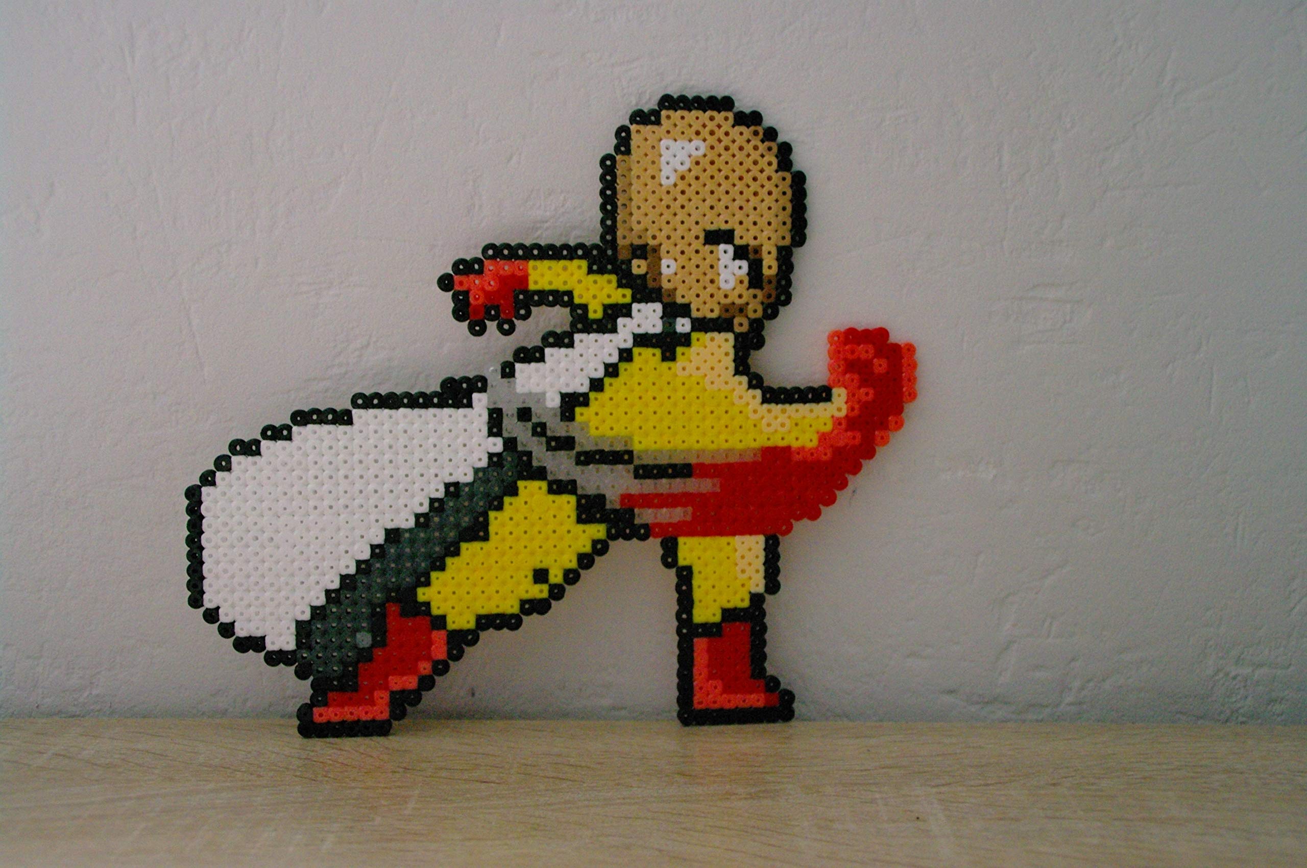 Buy Sprite Saitama - One Punch Man - Hama beads/Pixel art Perler beads ...