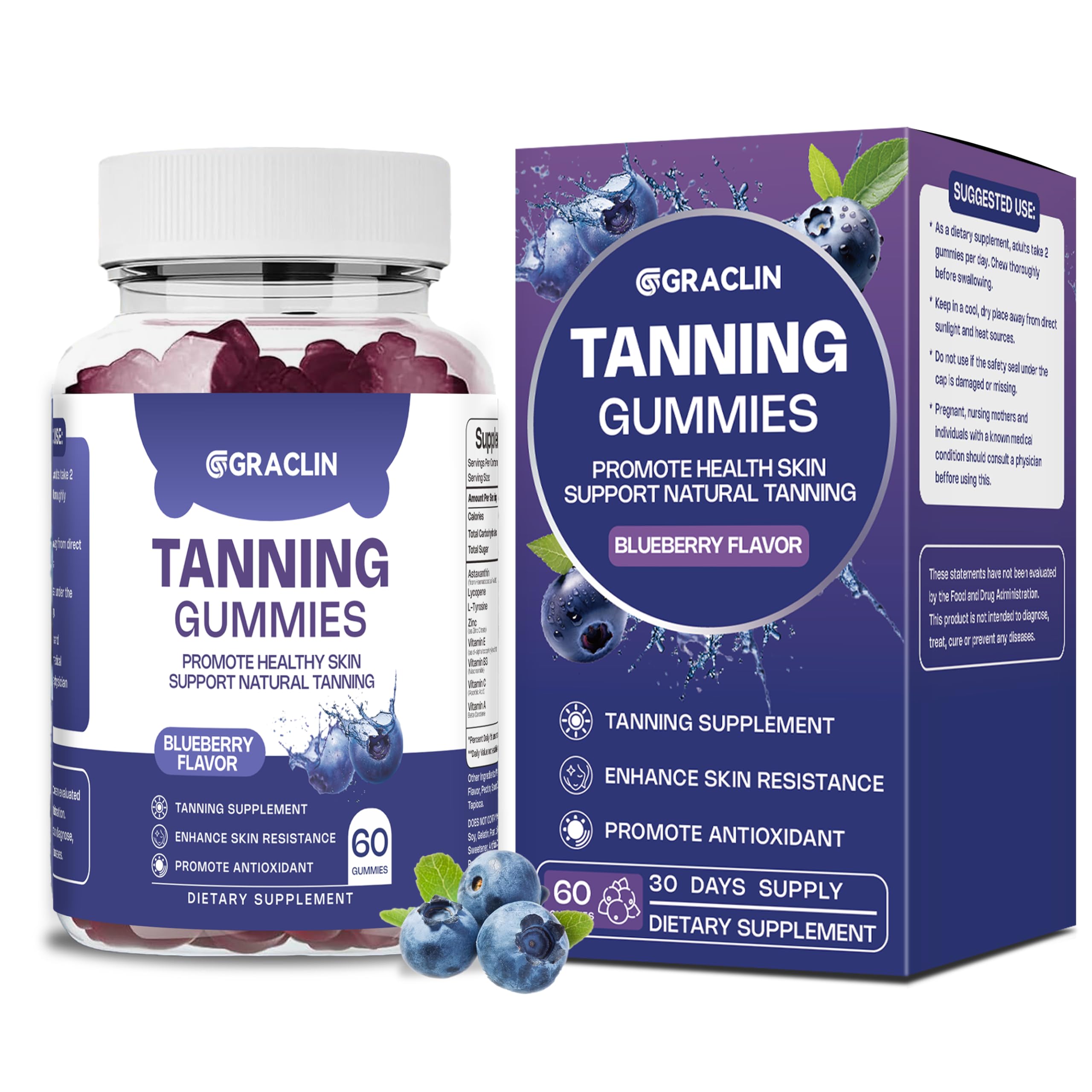 Tanning Gummies Self Tan Supplement That Work Fast Without Sun ...