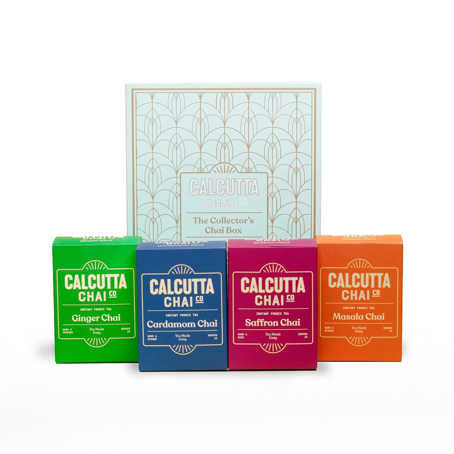 Calcutta Chai Co - The Collector’s Chai Box | Instant Tea Premix | 60 ...