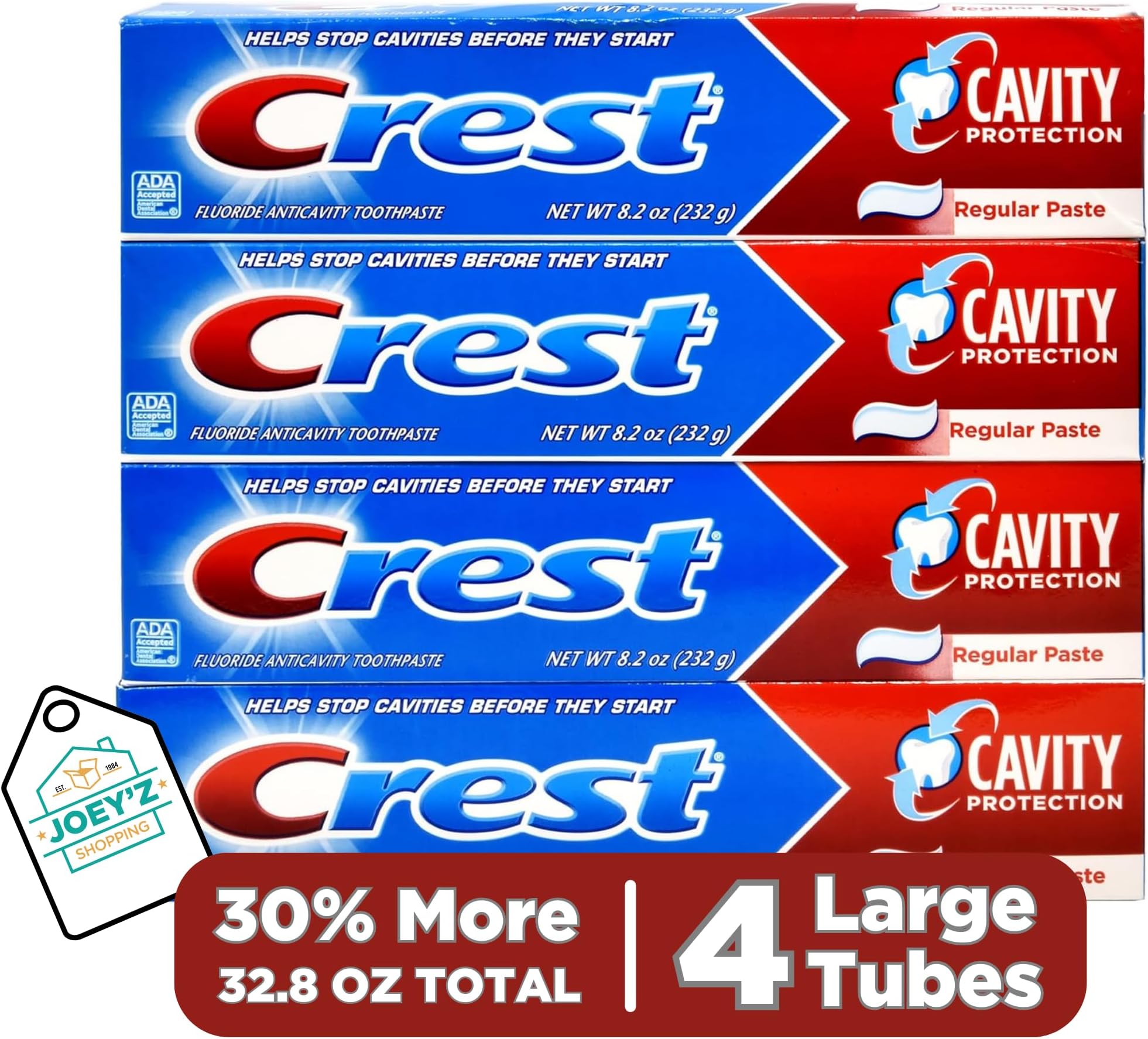 Amazon.com: Crest Cavity Protection Toothpaste, Regular, 8.2 Oz (Pack ...
