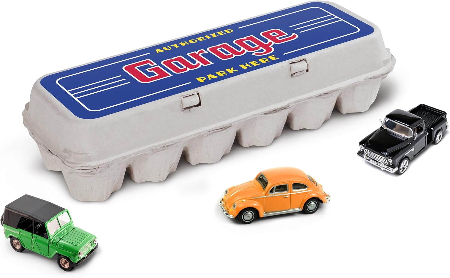 Amazon.com: Box Play for Kids Car Garage Egg Carton Stickers : Arts ...