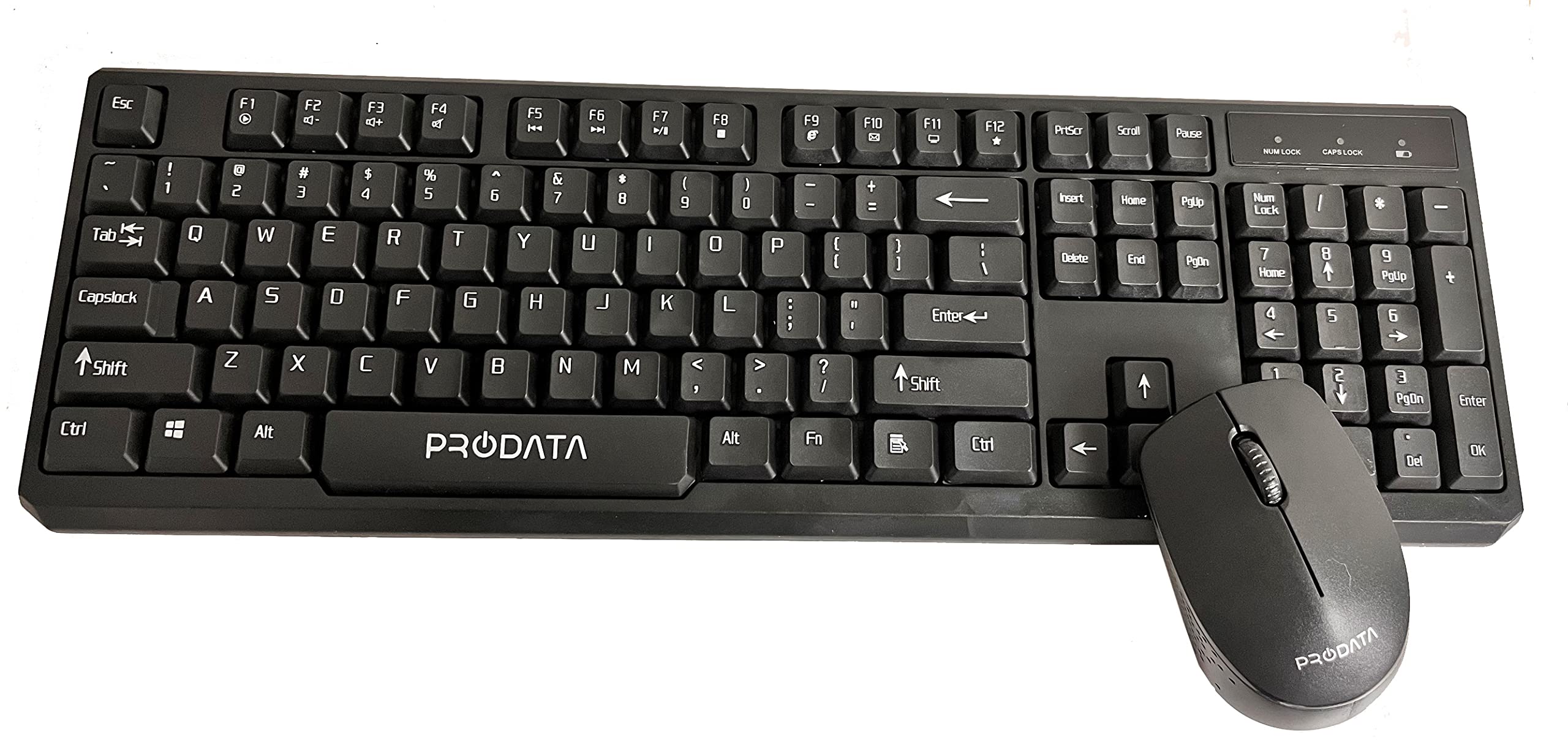 ProData Wireless 2.4Ghz Keyboard and Wireless 3D 1000 DPI Mouse Combo ...