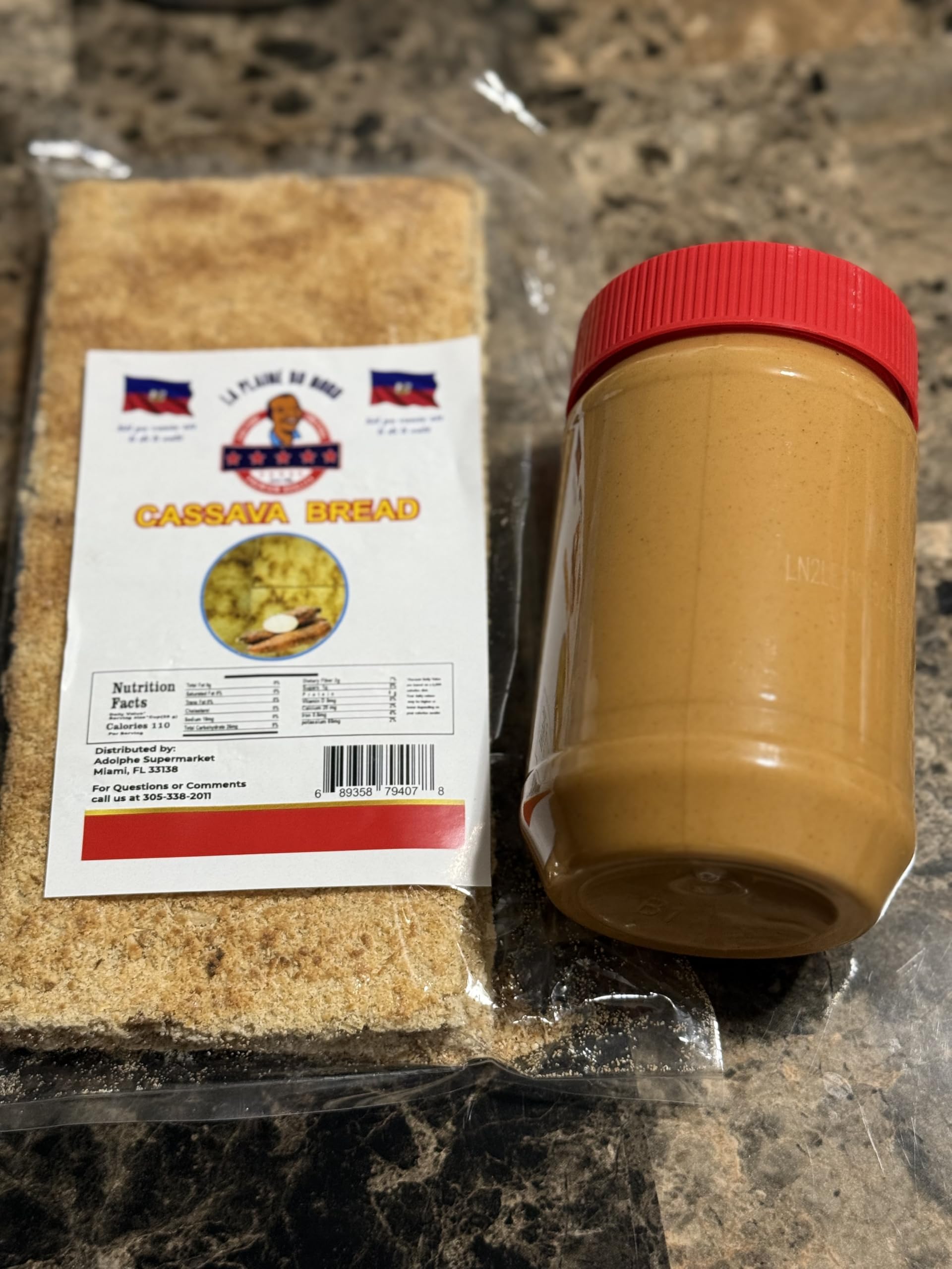 Amazon.com : Haitian Cassava of 4 and 1 peanut butter from Cap Haitian ...