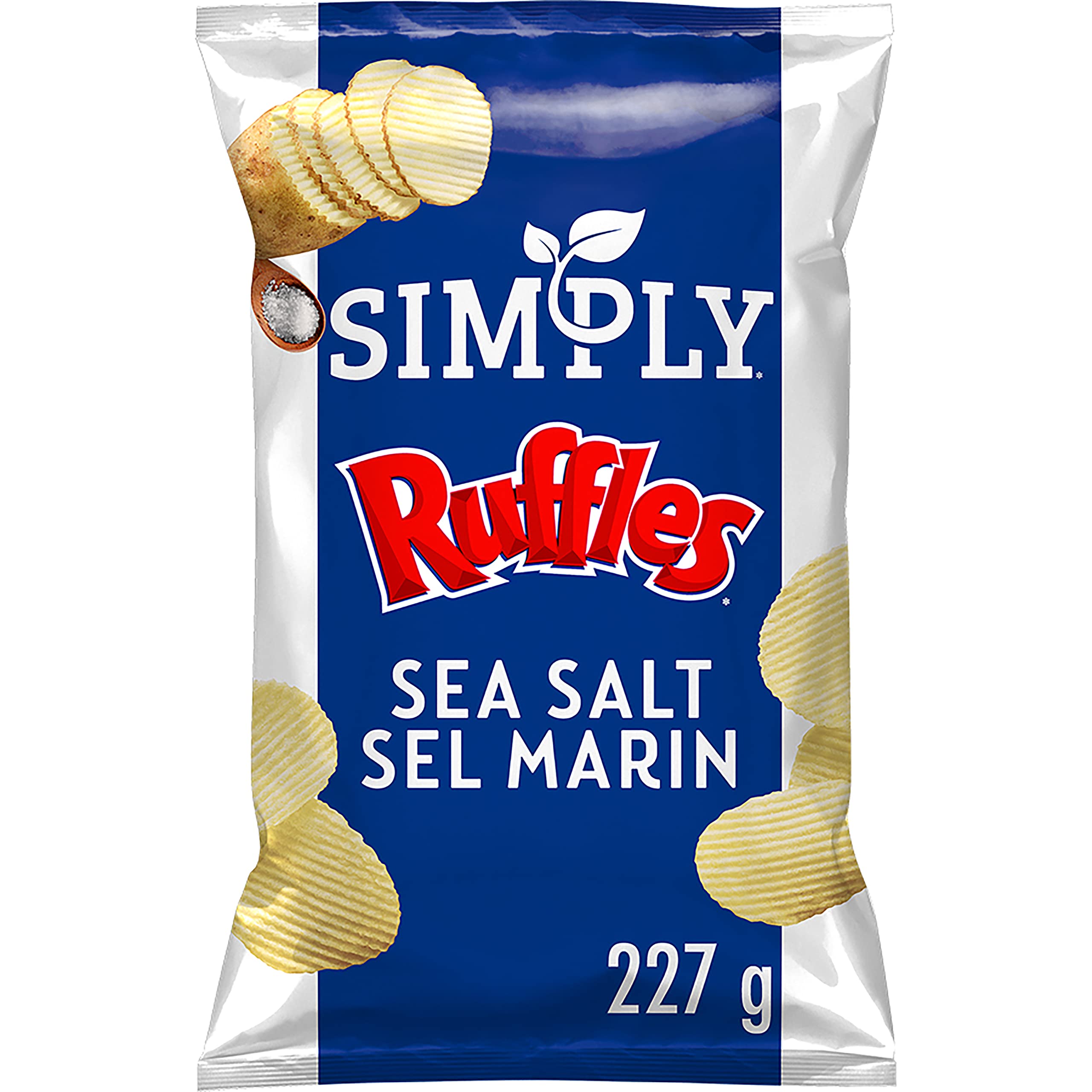 Simply Ruffles – Sea Salted Chips, 227g, Pack of 8 : Amazon.ca: Grocery ...