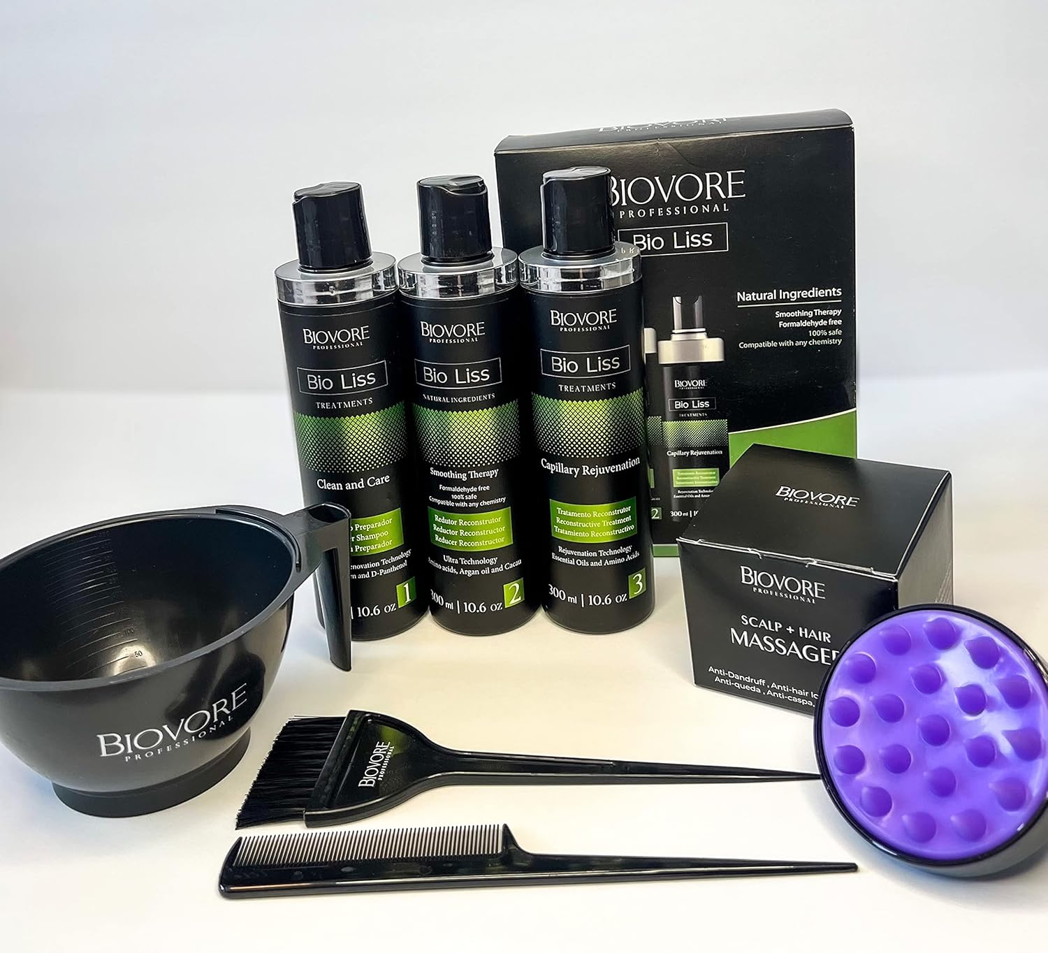 Biovore Professional Bio Liss – Kit de tratamiento capilar de queratina ...