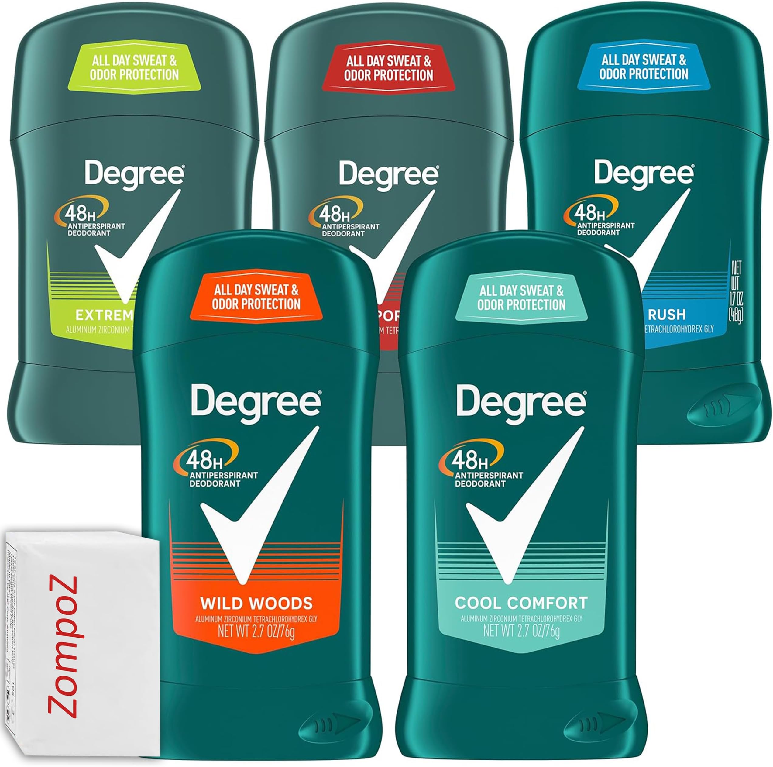 Amazon.com : Degree Men Deodorant Invisible Solid Sticks, Variety Set ...