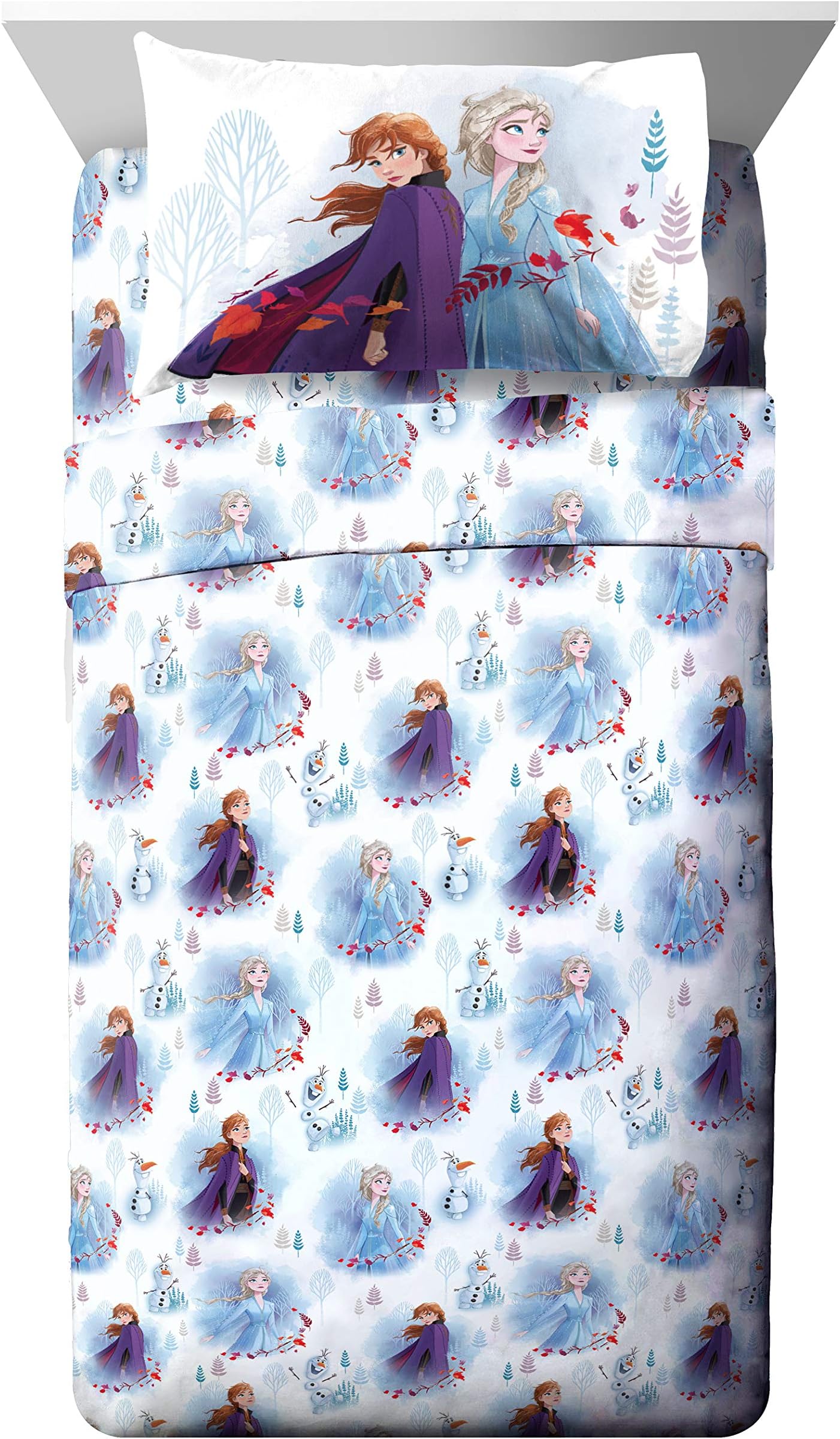 Amazon.com: Disney Frozen Sunshine Fever Sheet Set Twin Size : Home ...