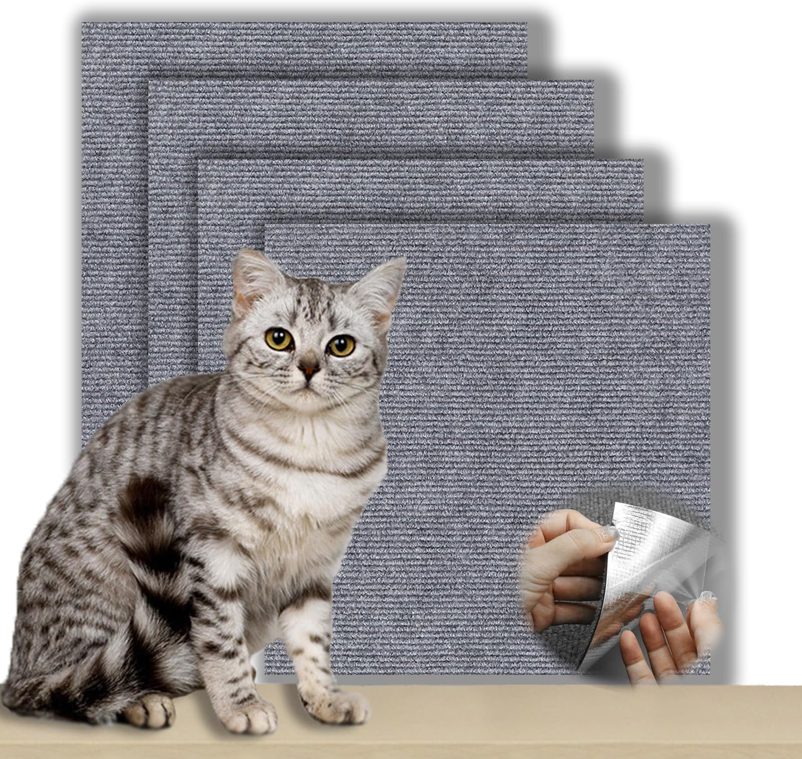 Amazon.com : FUYCIEUM 2 Pack Cat Scratching Mat, 23.6 x 15.7 Inch ...