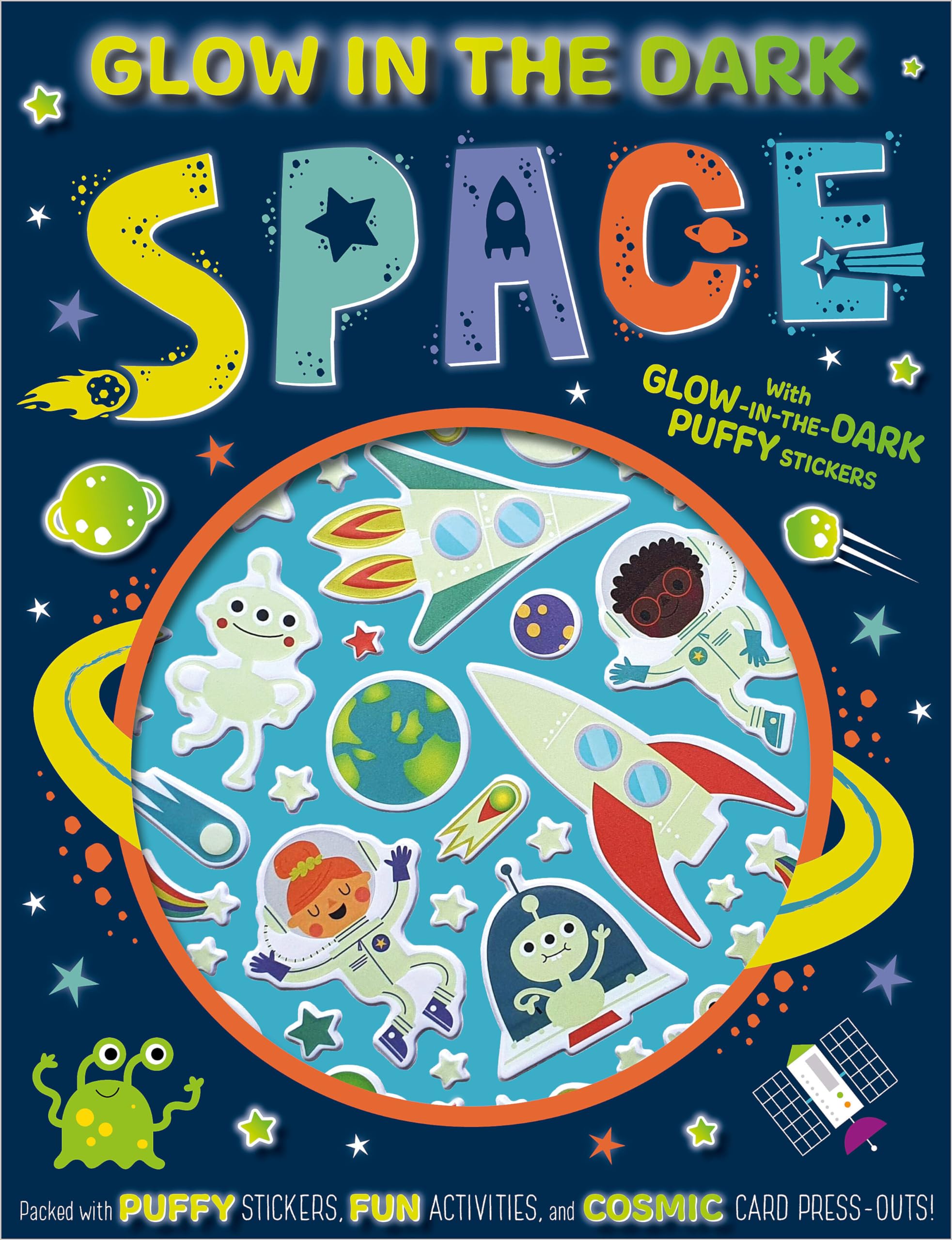 Glow in the Dark Space Activity Book: Bishop, Patrick, Mudd, Danielle ...