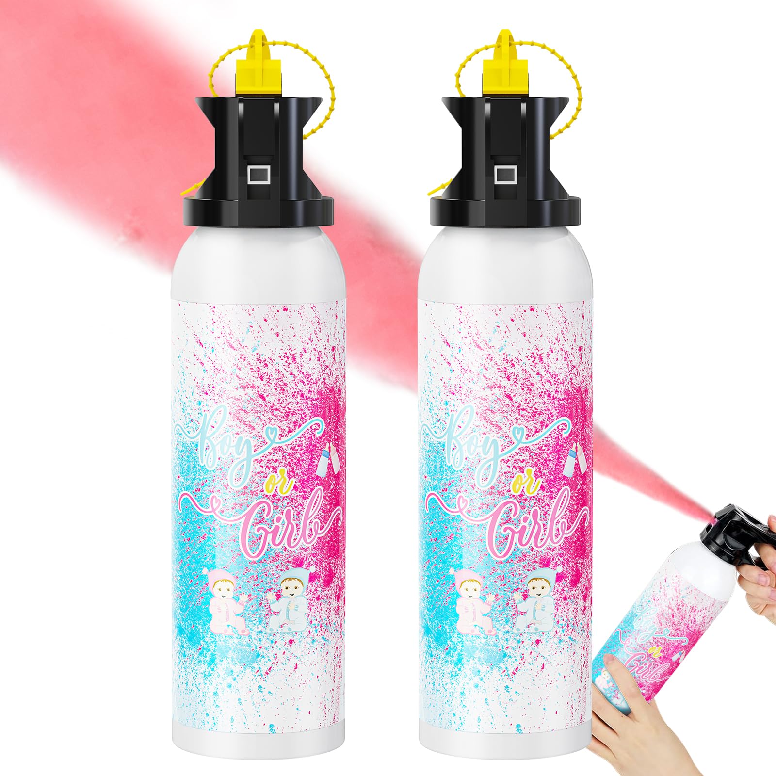 Snapklik.com : Workkeep Large Gender Reveal Fire Extinguisher Color ...