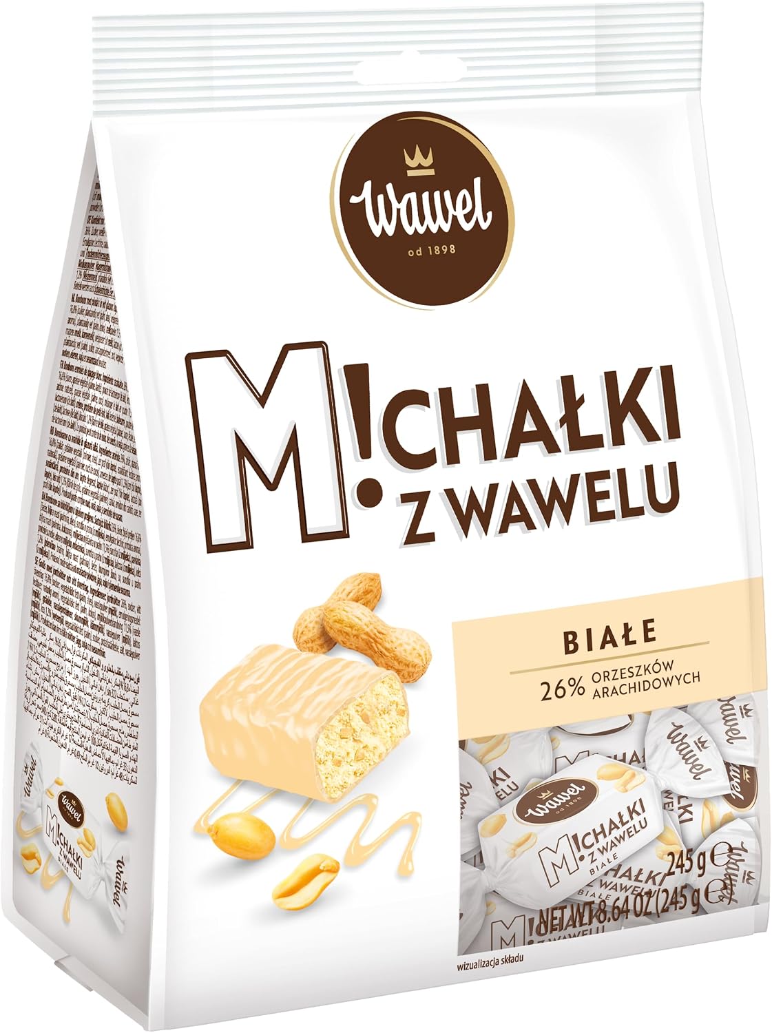 Wawel Michałki Białe (White / Milk) 245g – Chocolate Candies ...