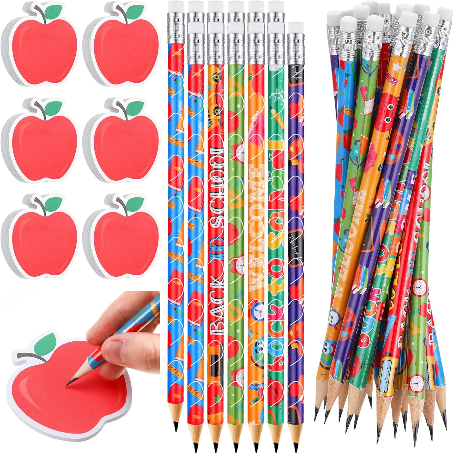 Amazon.com : ReliThick 48 Pcs Welcome Back to School Favors Include 24 ...