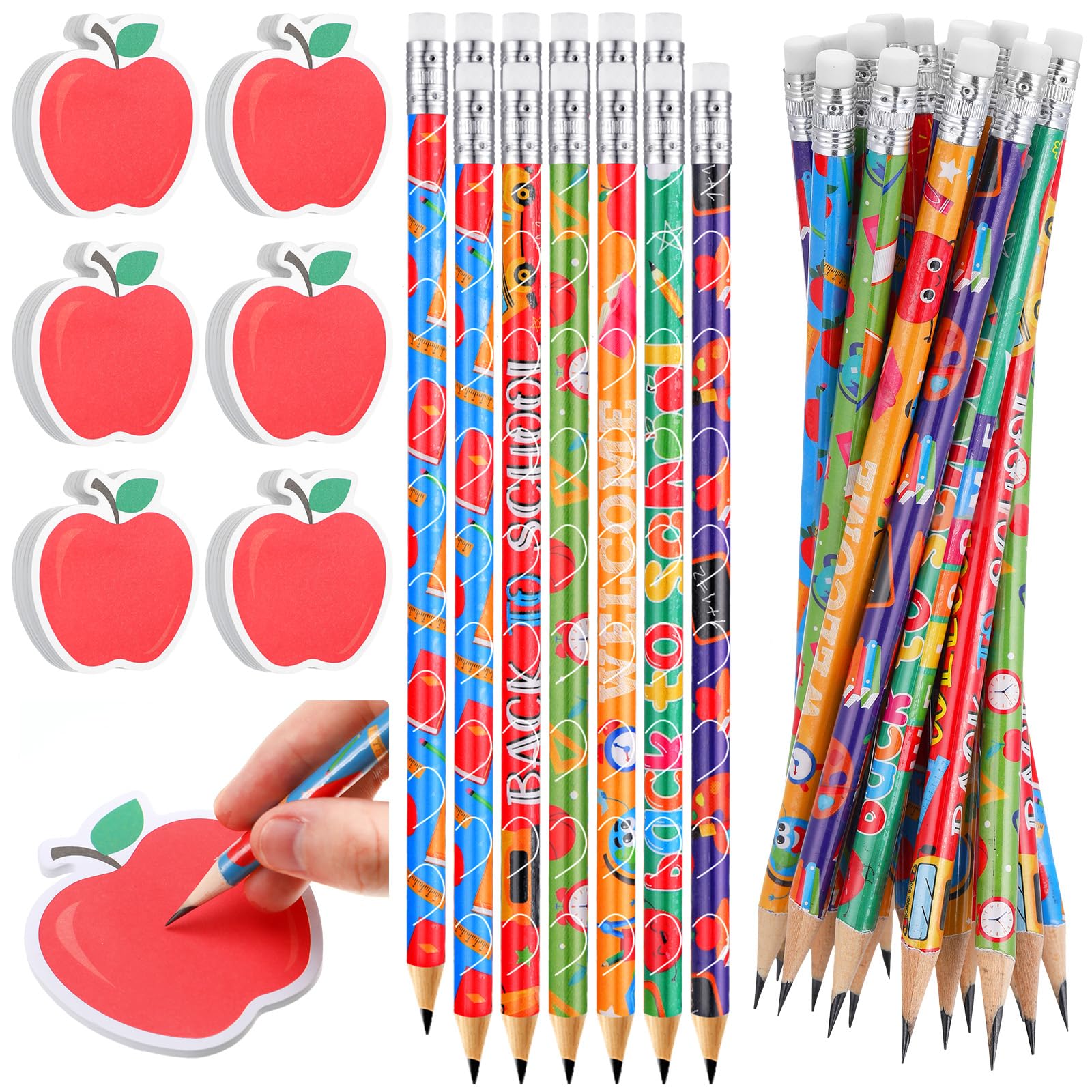 Amazon.com : ReliThick 48 Pcs Welcome Back to School Favors Include 24 ...