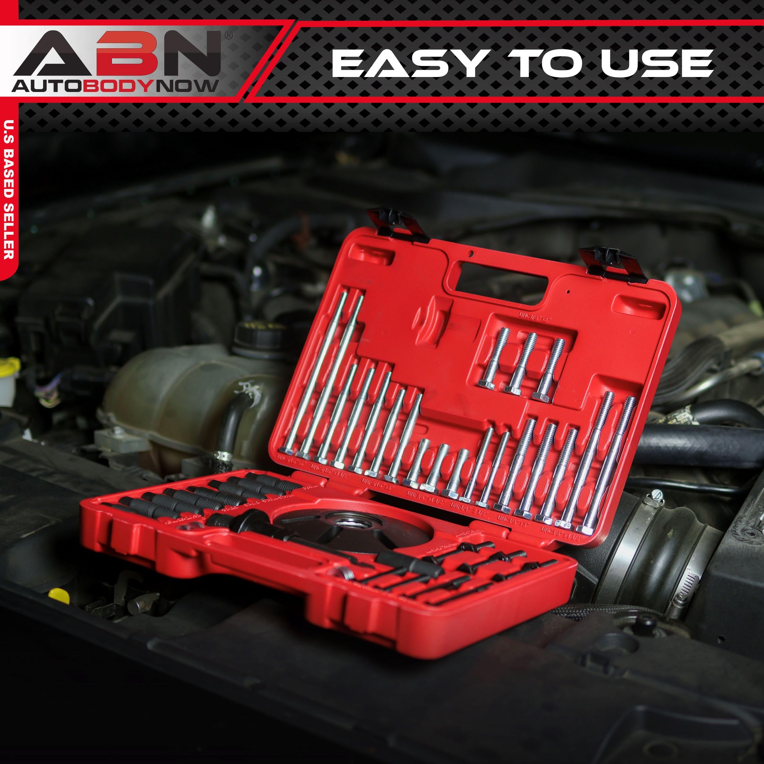 Snapklik.com : ABN Harmonic Balancer Puller Installer Set - 52pc Master ...